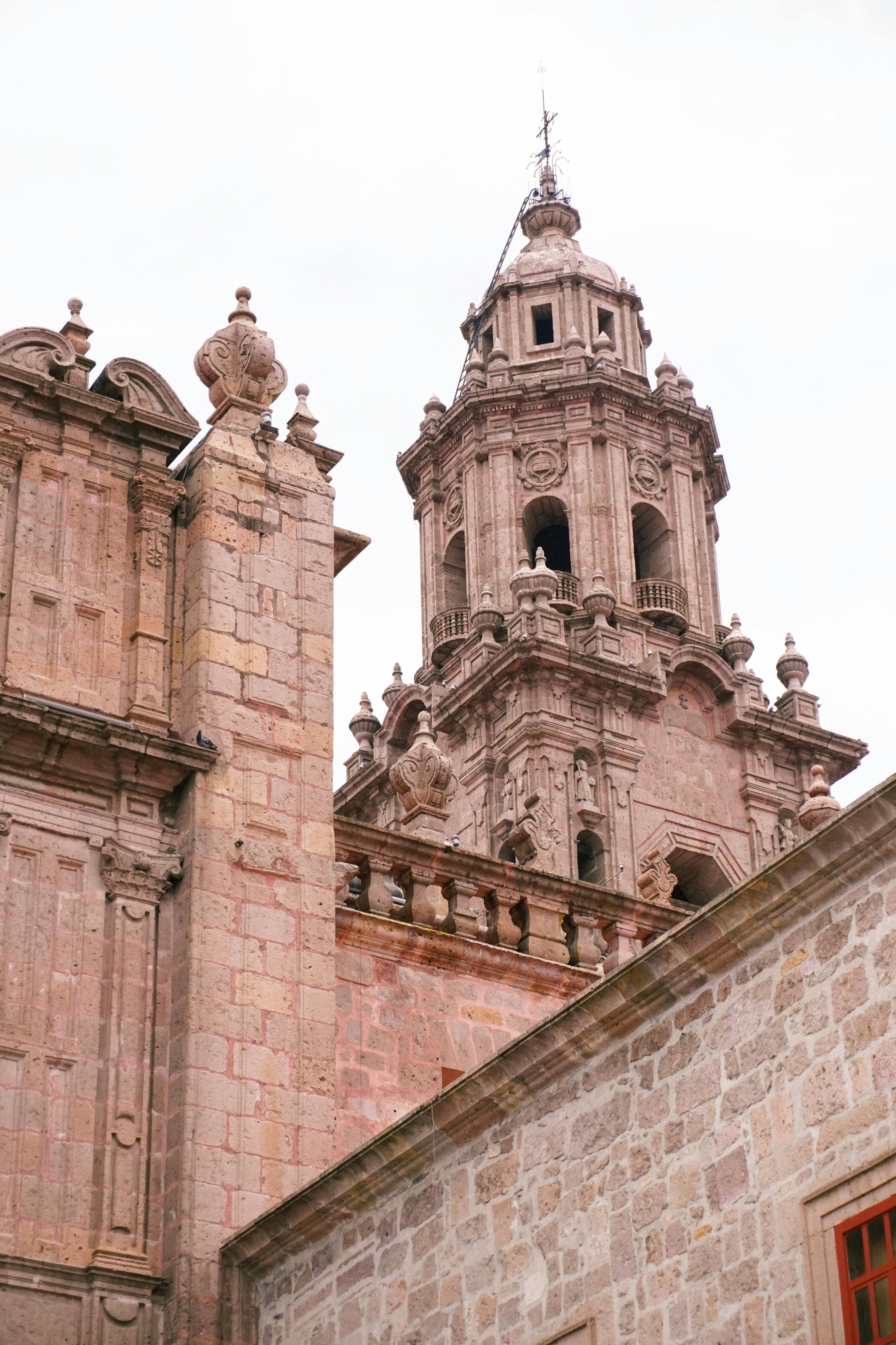 Baroque Tower of Metropolitan Cathedral of Morelia in Mexico · Free ...