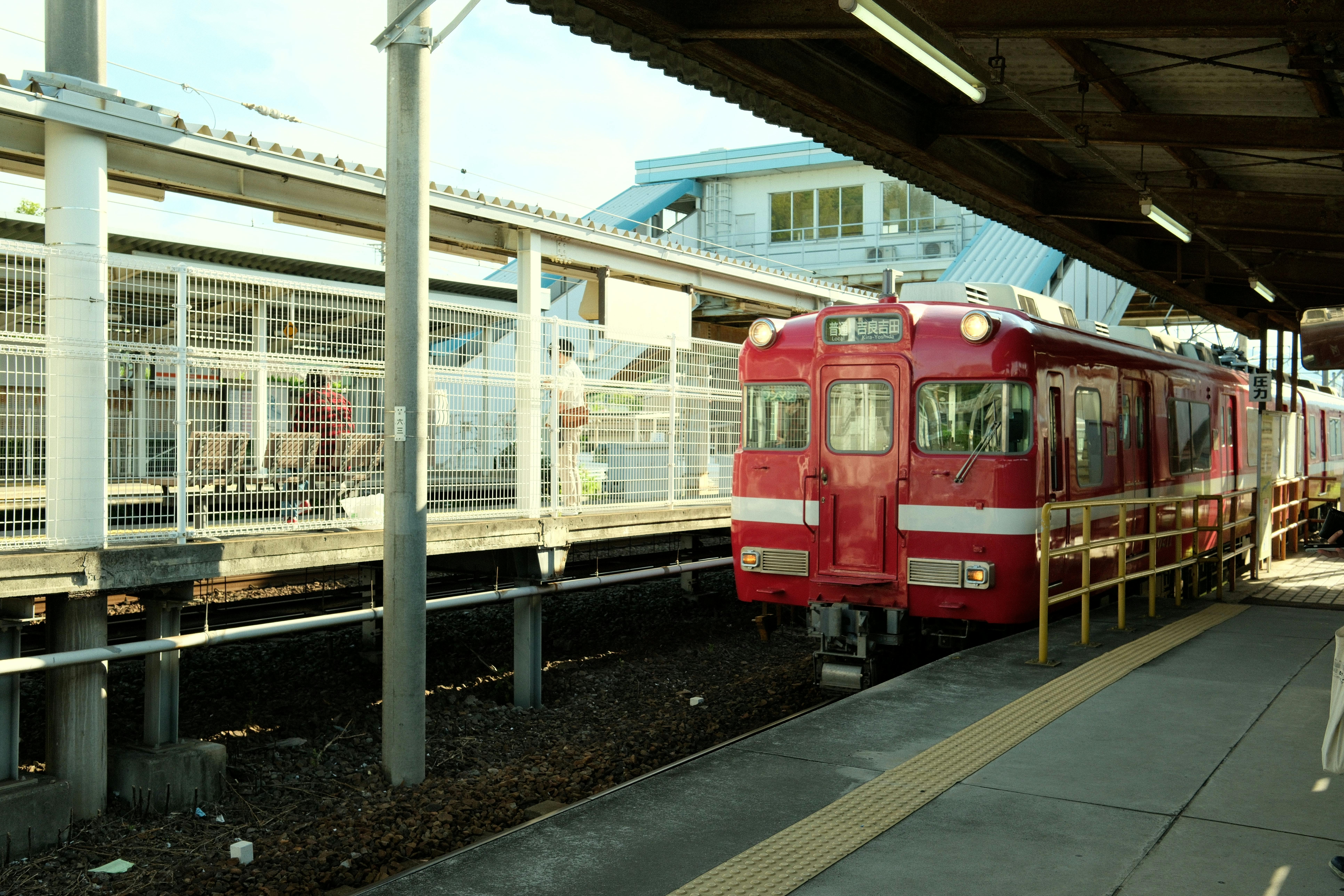Red Train on Railway Station · Free Stock Photo