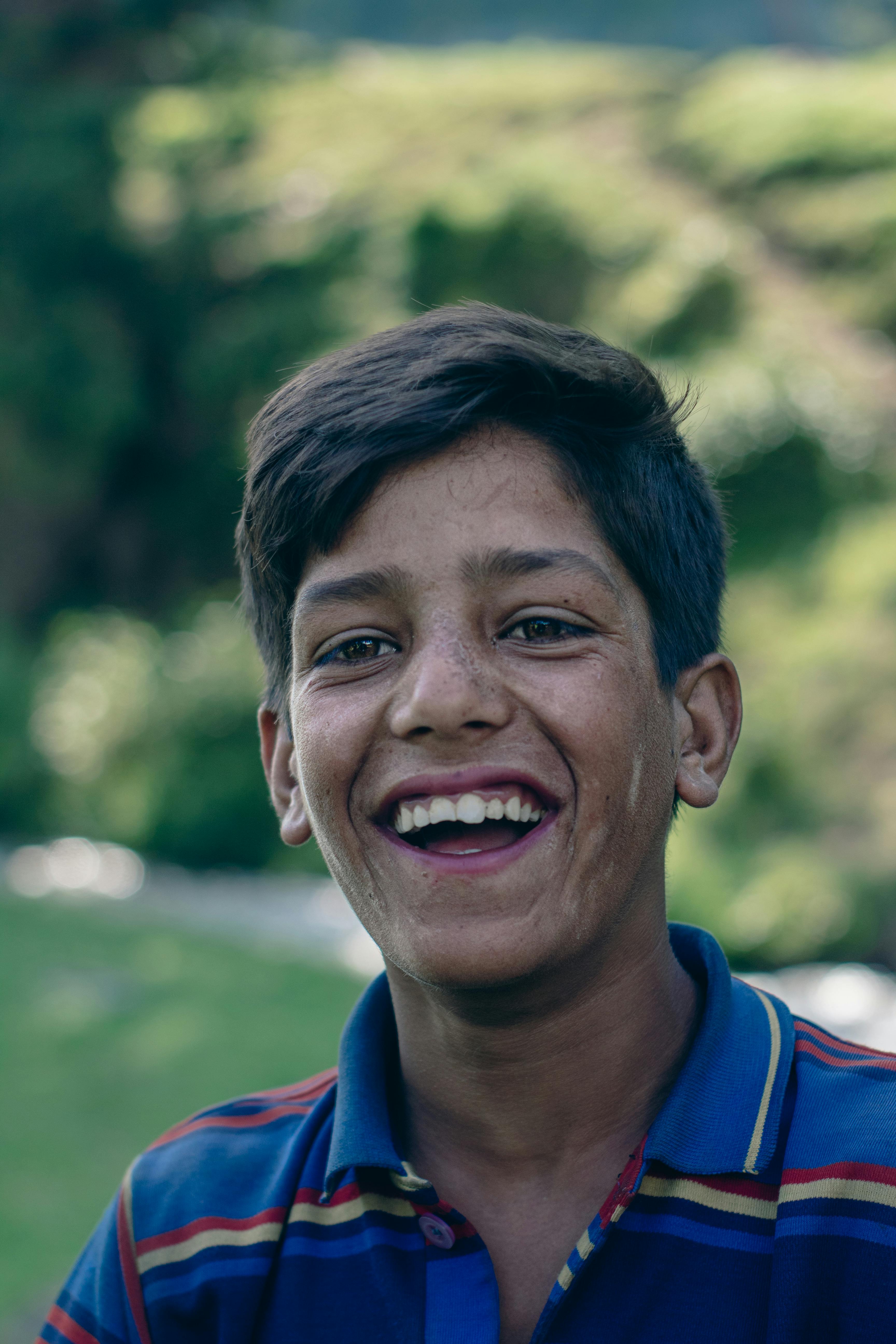 Smiling Boy Face · Free Stock Photo
