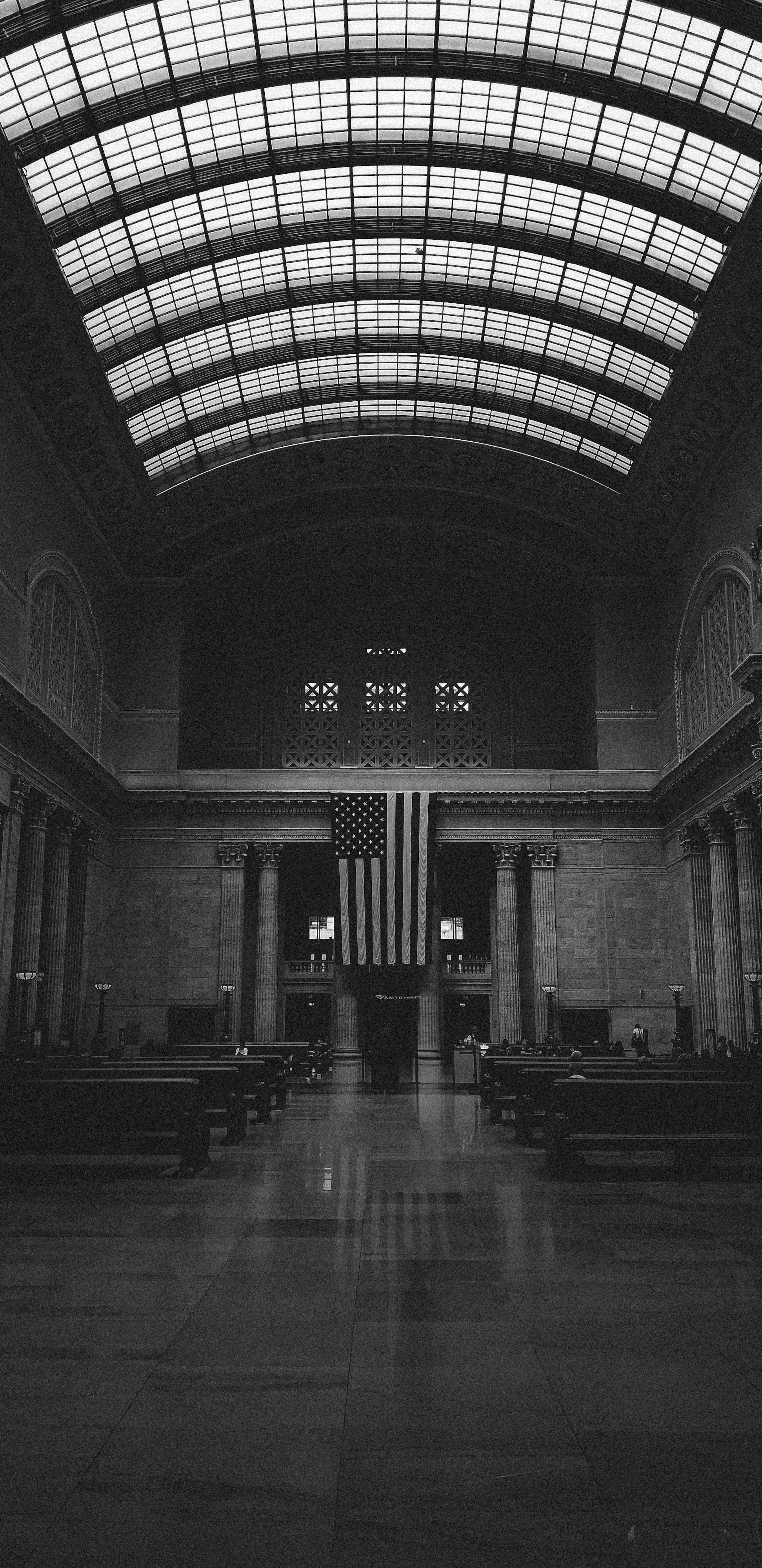 Interior of Empty Chicago Union Station in USA · Free Stock Photo