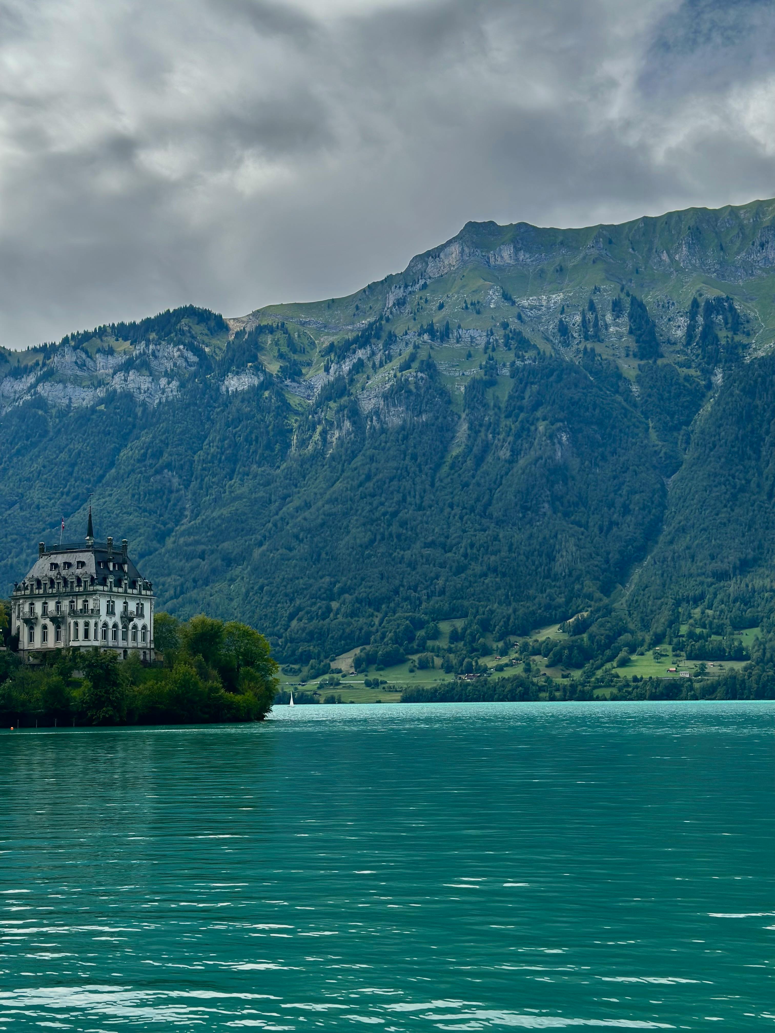 Seeburg Castle in Iseltwald by the Lake Brienz · Free Stock Photo