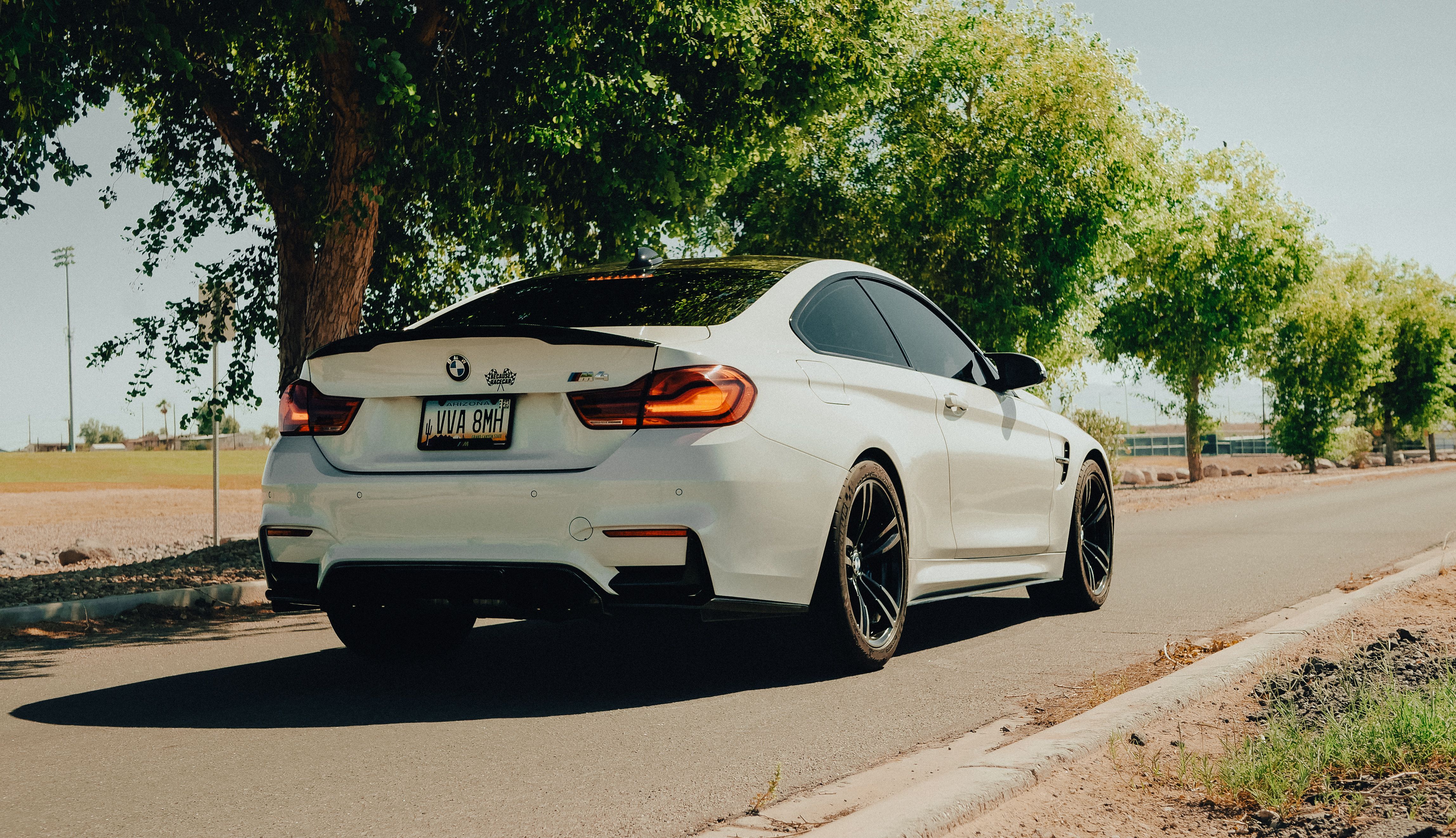 White Car on a Road · Free Stock Photo