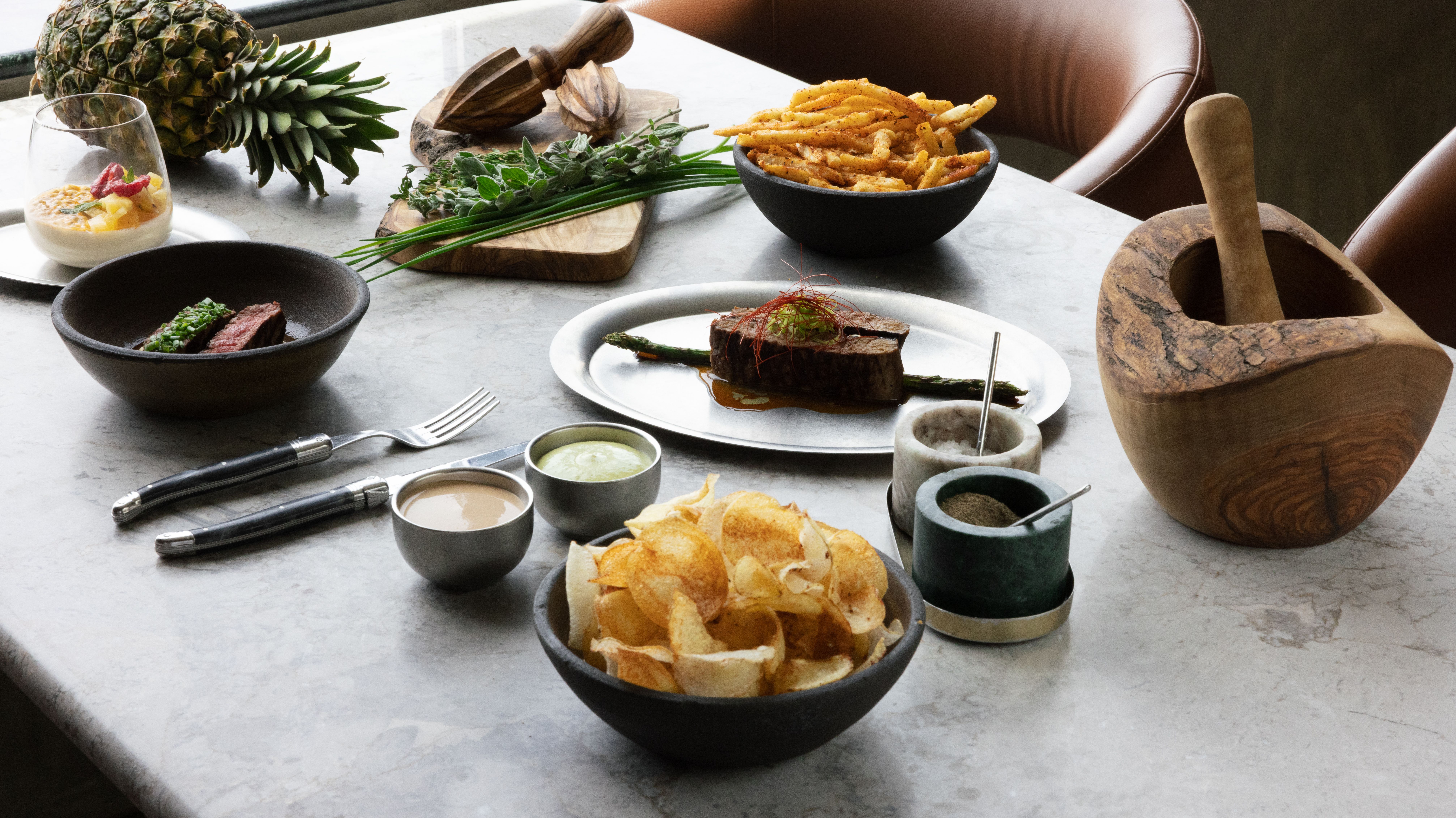 Table with Gourmet Steak · Free Stock Photo