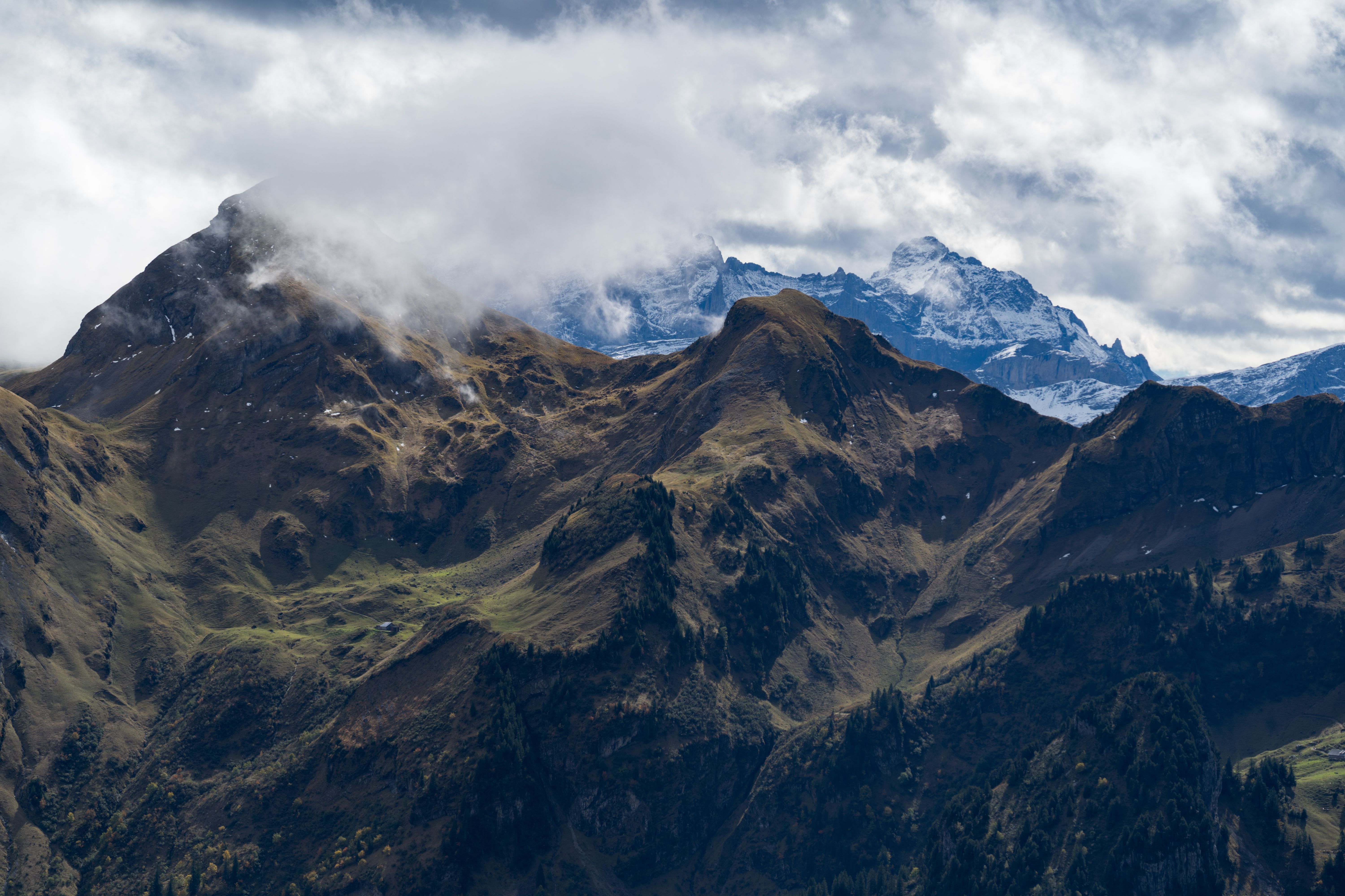 Cloud over Mountains Peaks · Free Stock Photo