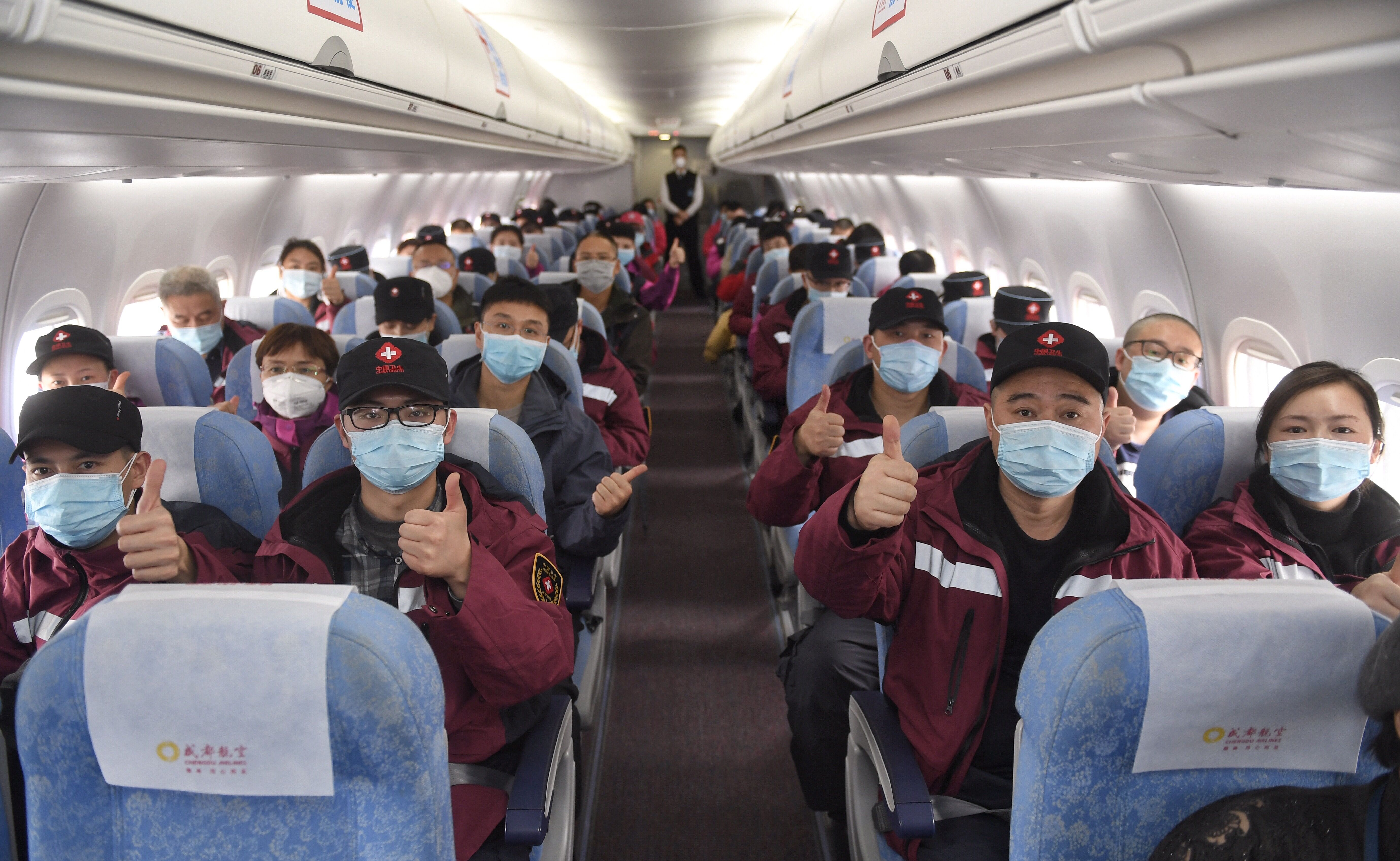 People on the Airplane · Free Stock Photo