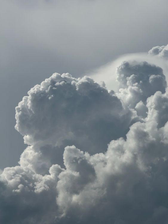 White, Dense Clouds in Sky · Free Stock Photo