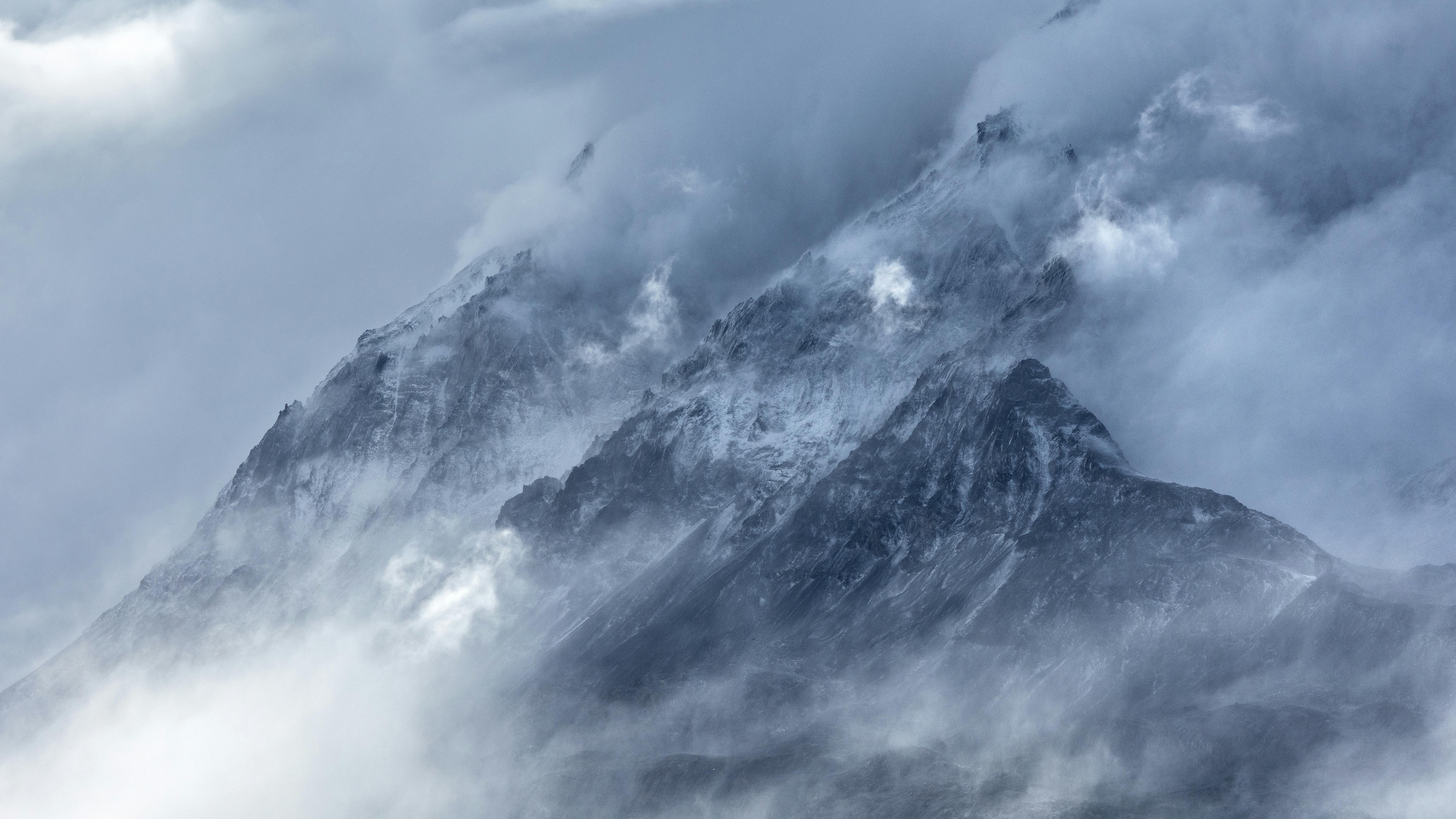 Cloud over Mountains Peaks · Free Stock Photo