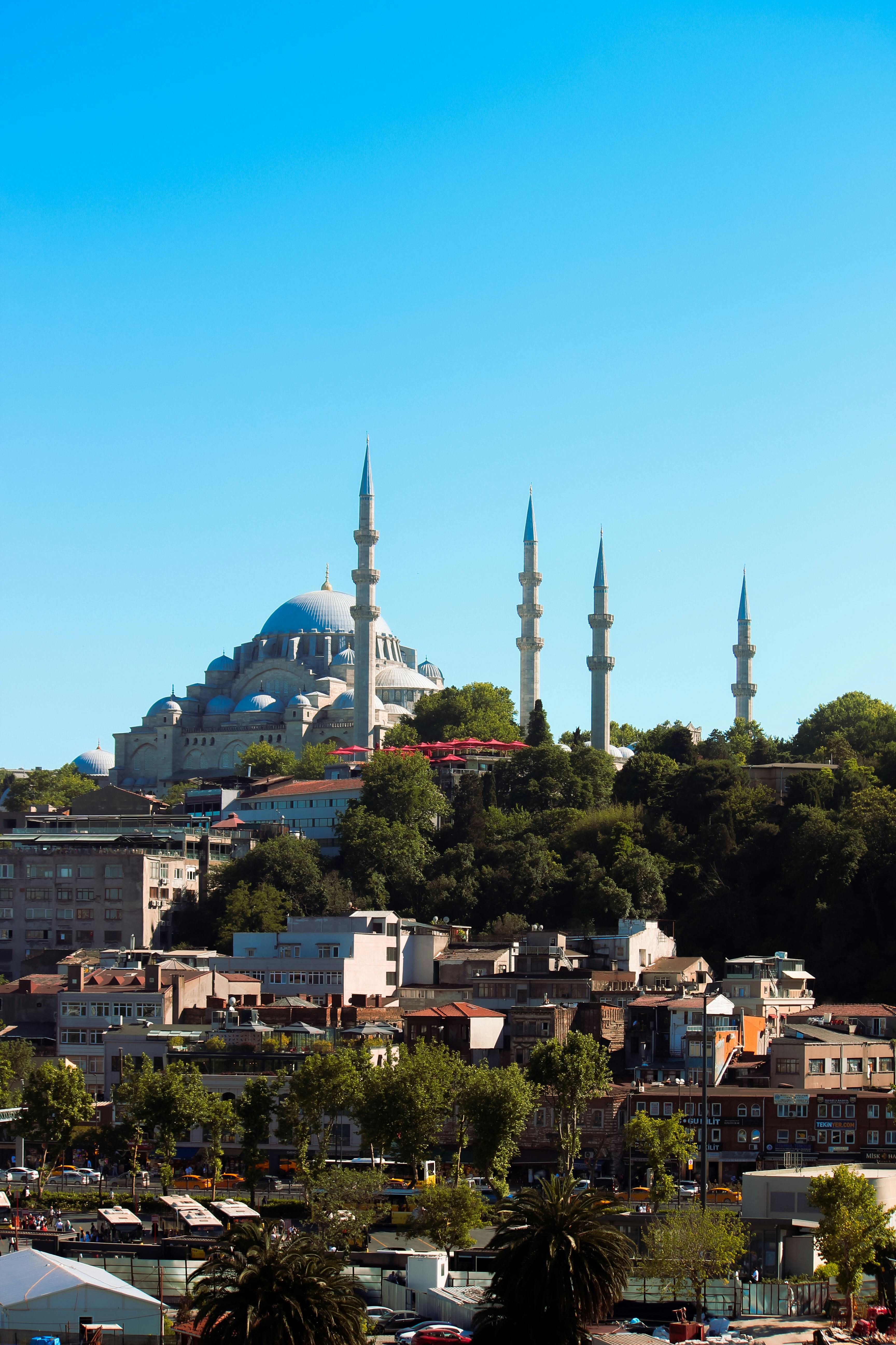 Suleymaniye Mosque on Hill · Free Stock Photo