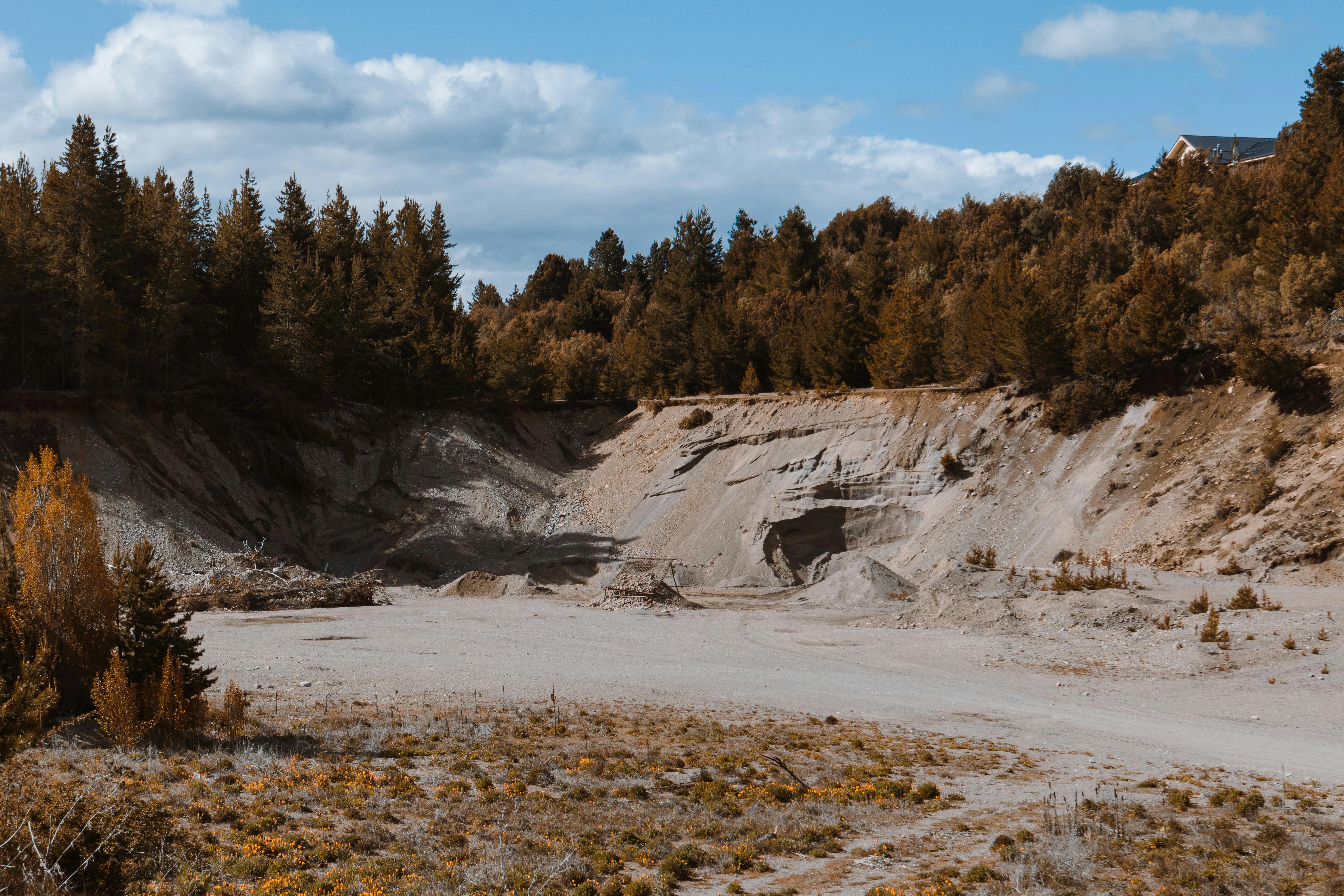 Gravel Pit in Forest · Free Stock Photo
