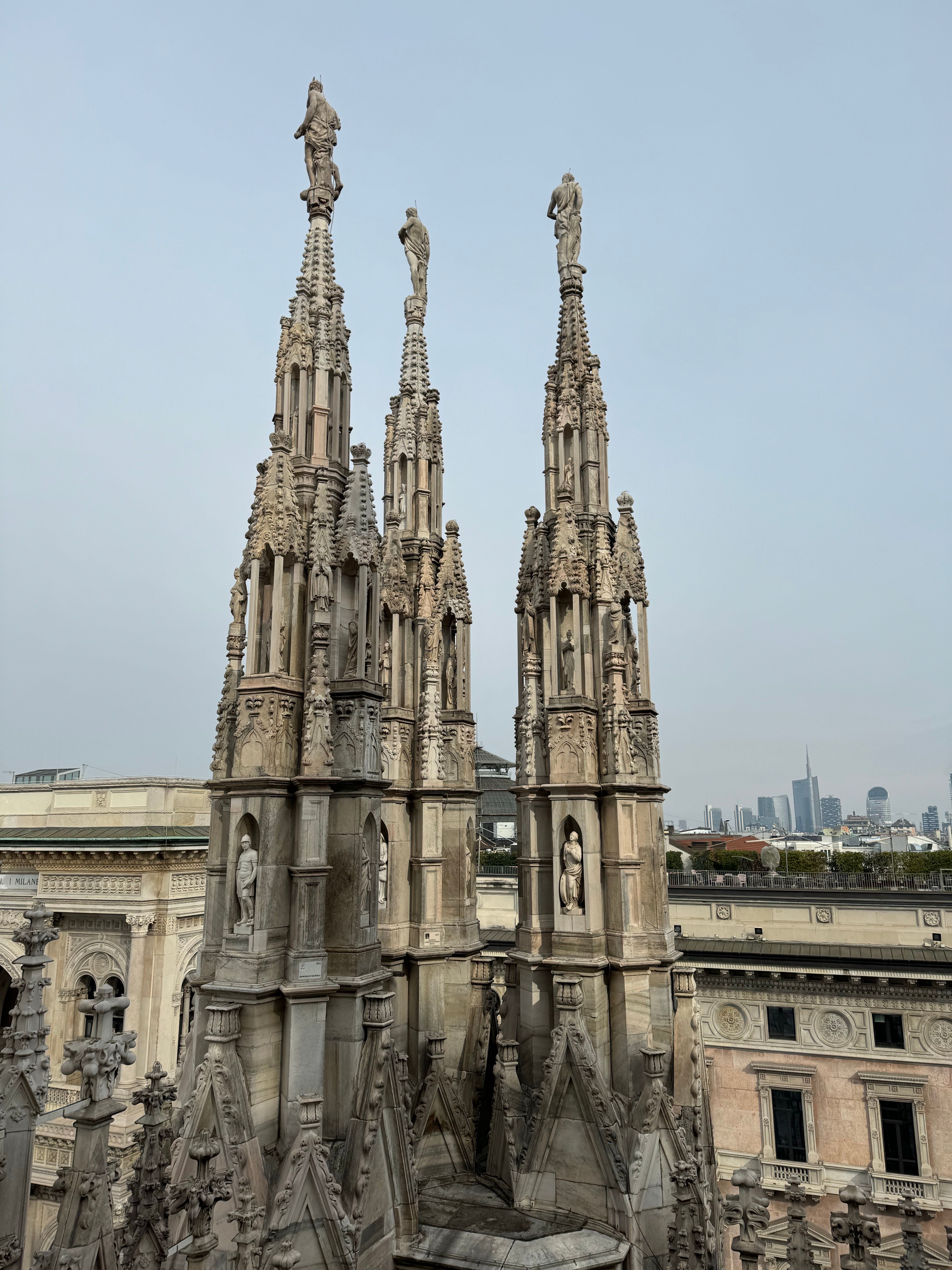 The spires of the cathedral are shown in this photo · Free Stock Photo