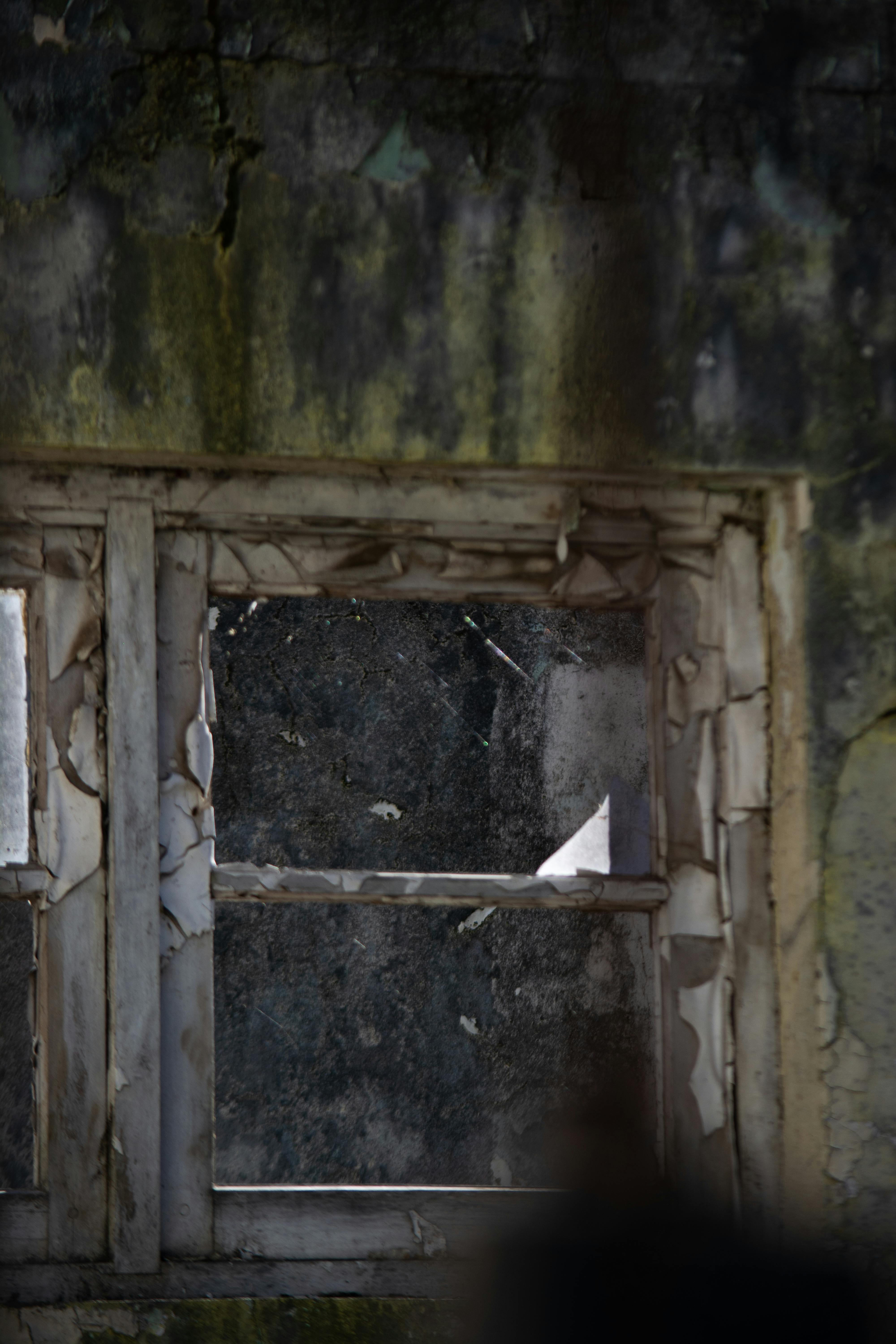 Broken Window in Abandoned Building · Free Stock Photo
