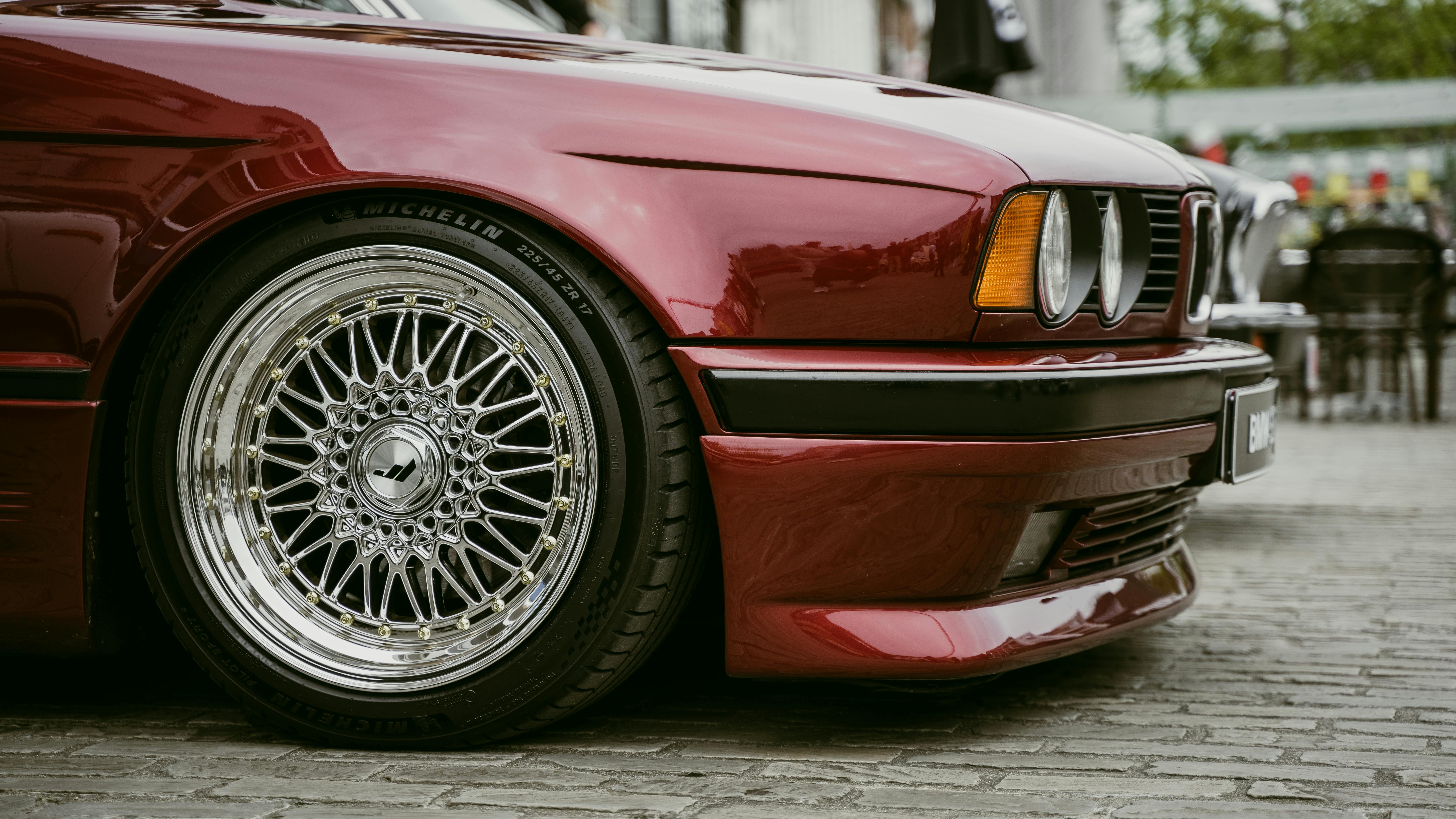 Red BMW E34 · Free Stock Photo