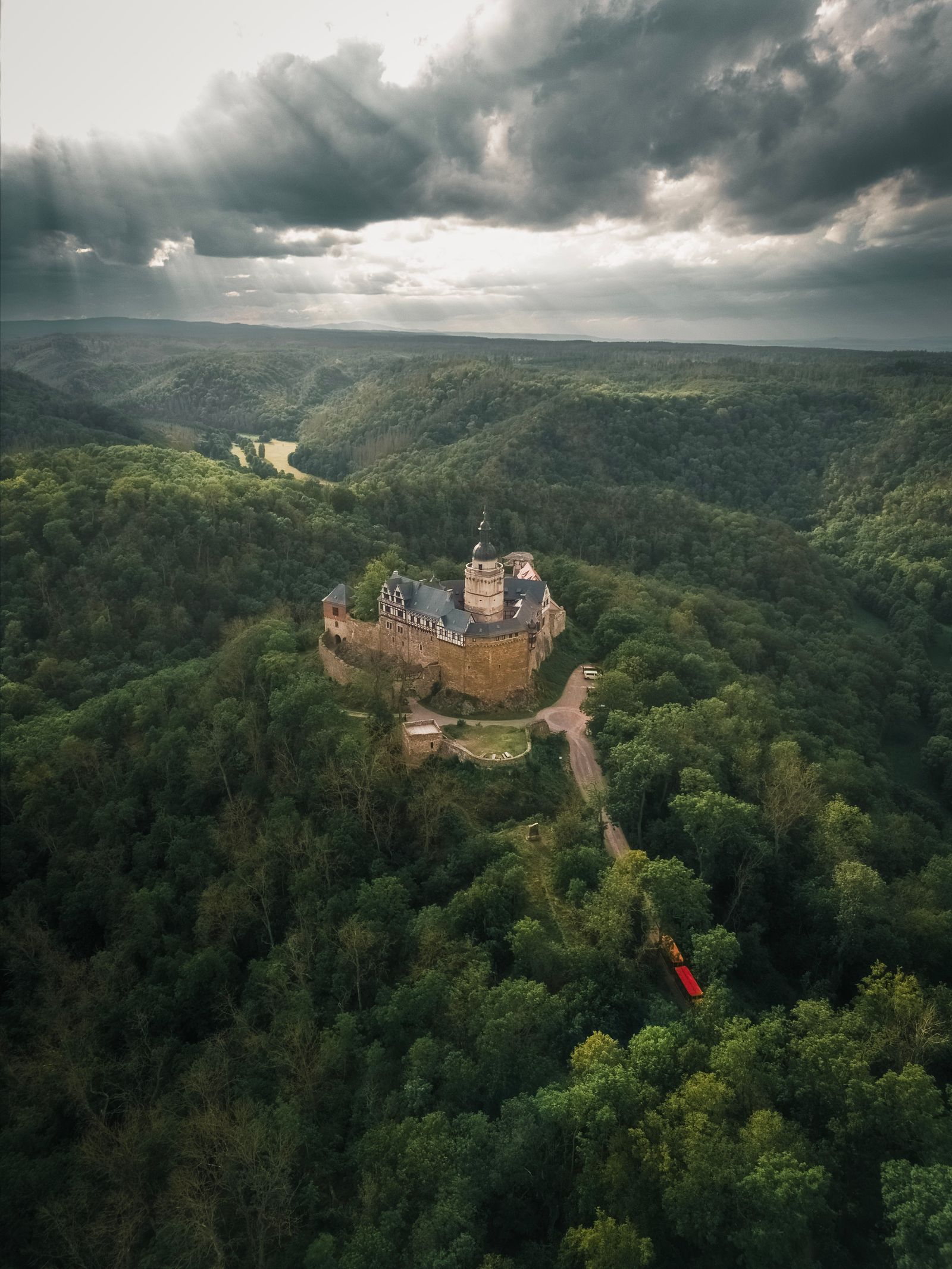 Aerial+View+Of+Montclair+Castle,+Saarland,+Germany Photos, Download The ...