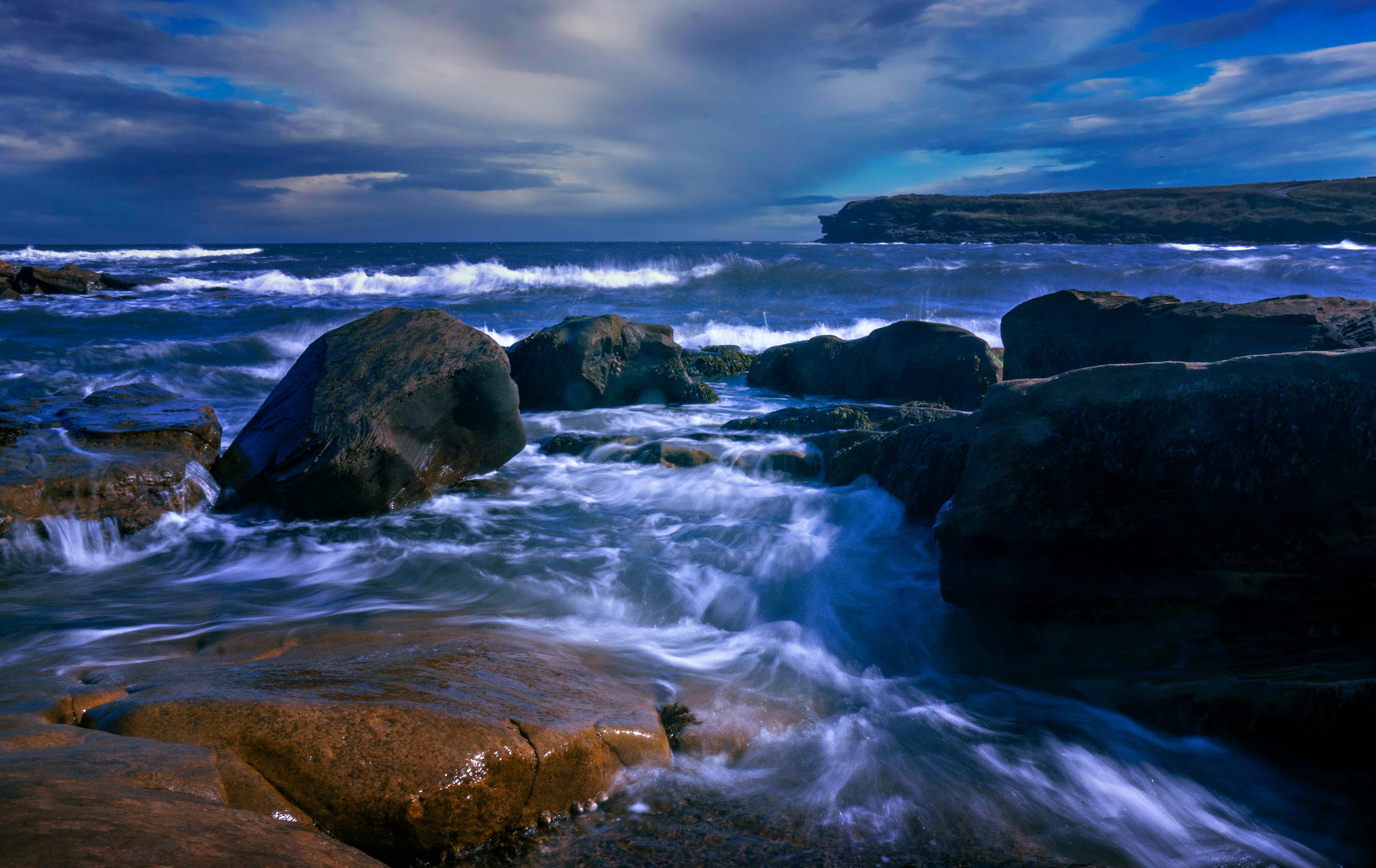 Scenic Photo Of Sea During Dawn · Free Stock Photo