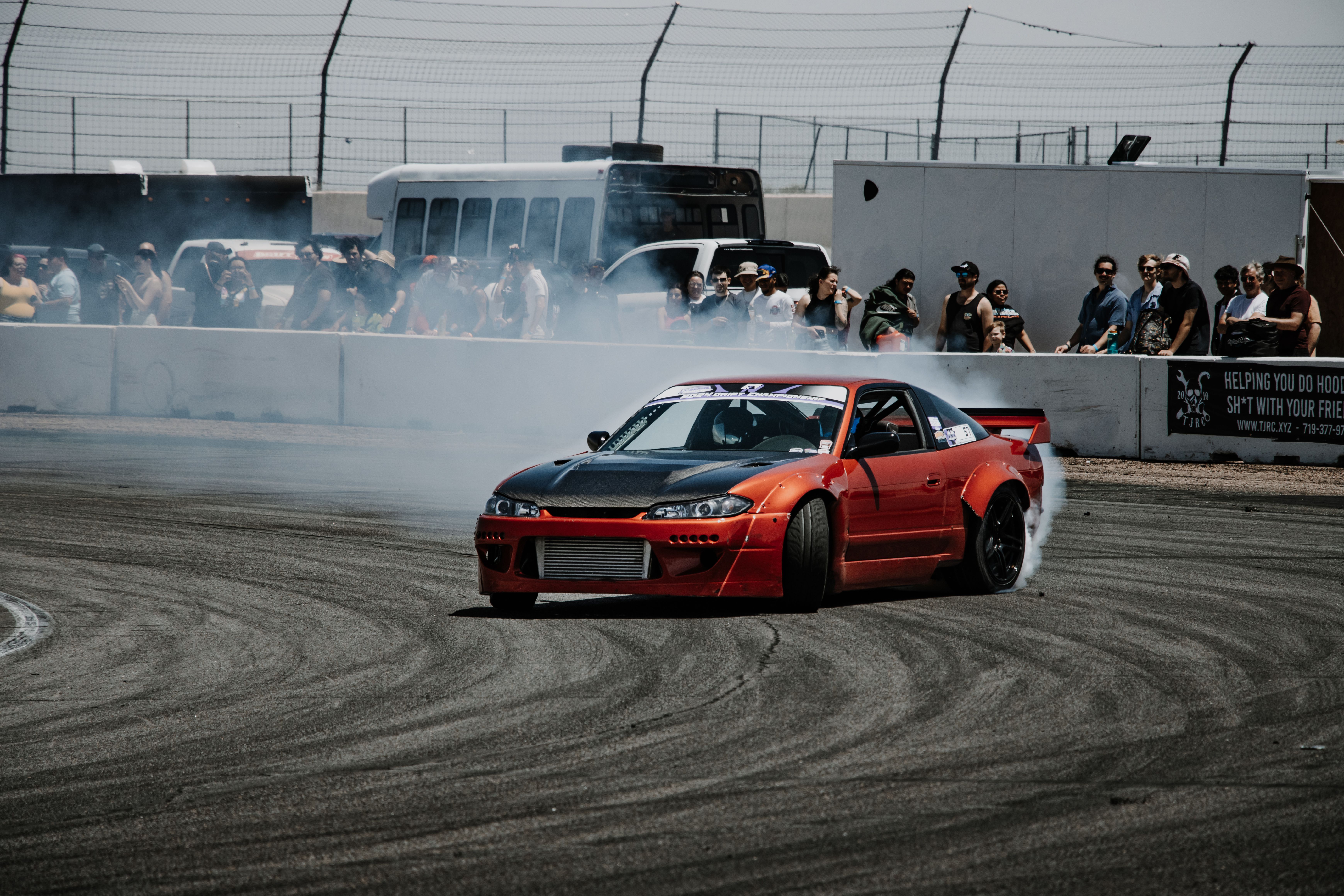 Dynamic BMW Drift Car on Race Track · Free Stock Photo