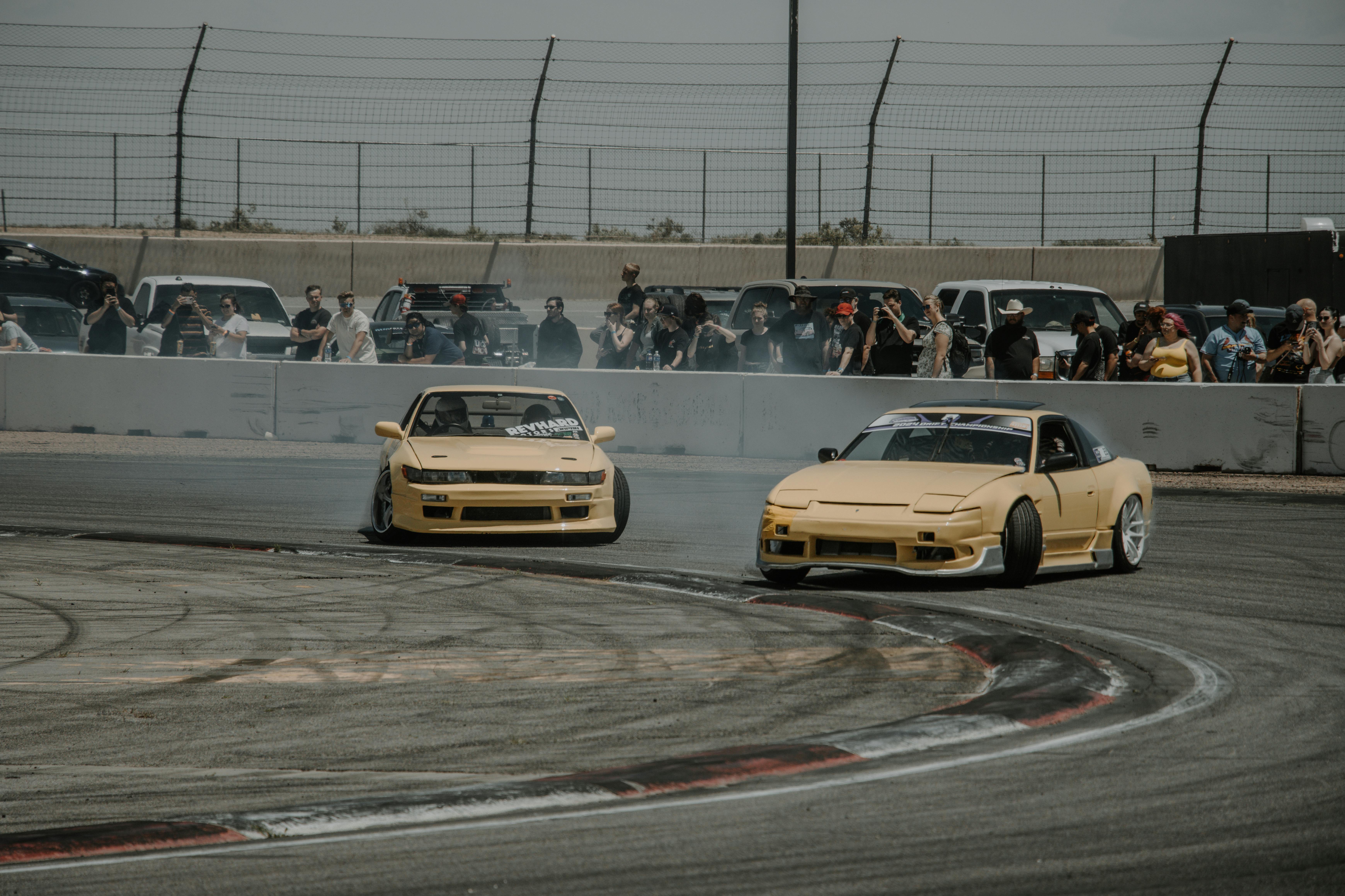 Nissan Silvia and 180SX in Drifting Competition · Free Stock Photo