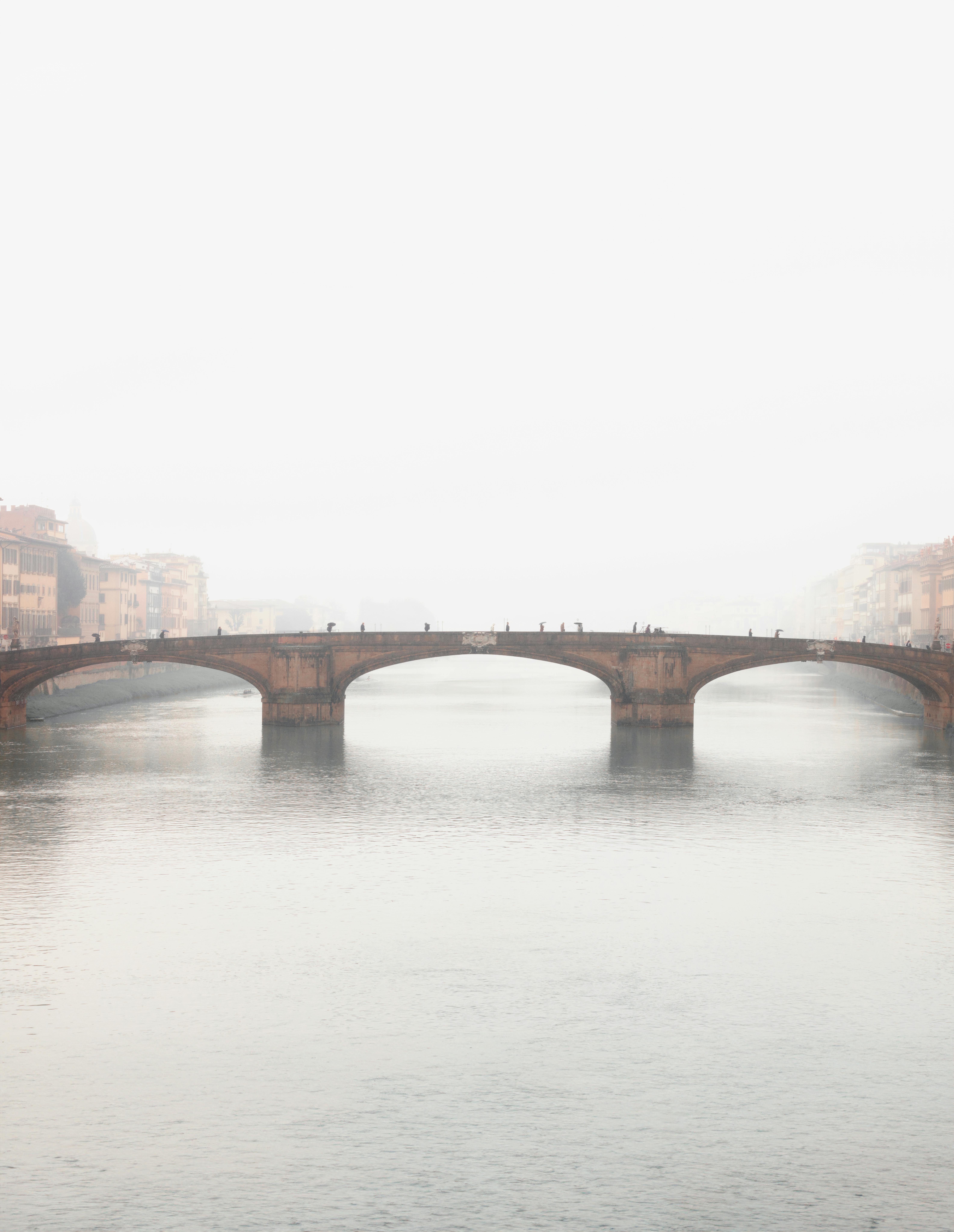Dense Fog over Bridge in Town · Free Stock Photo