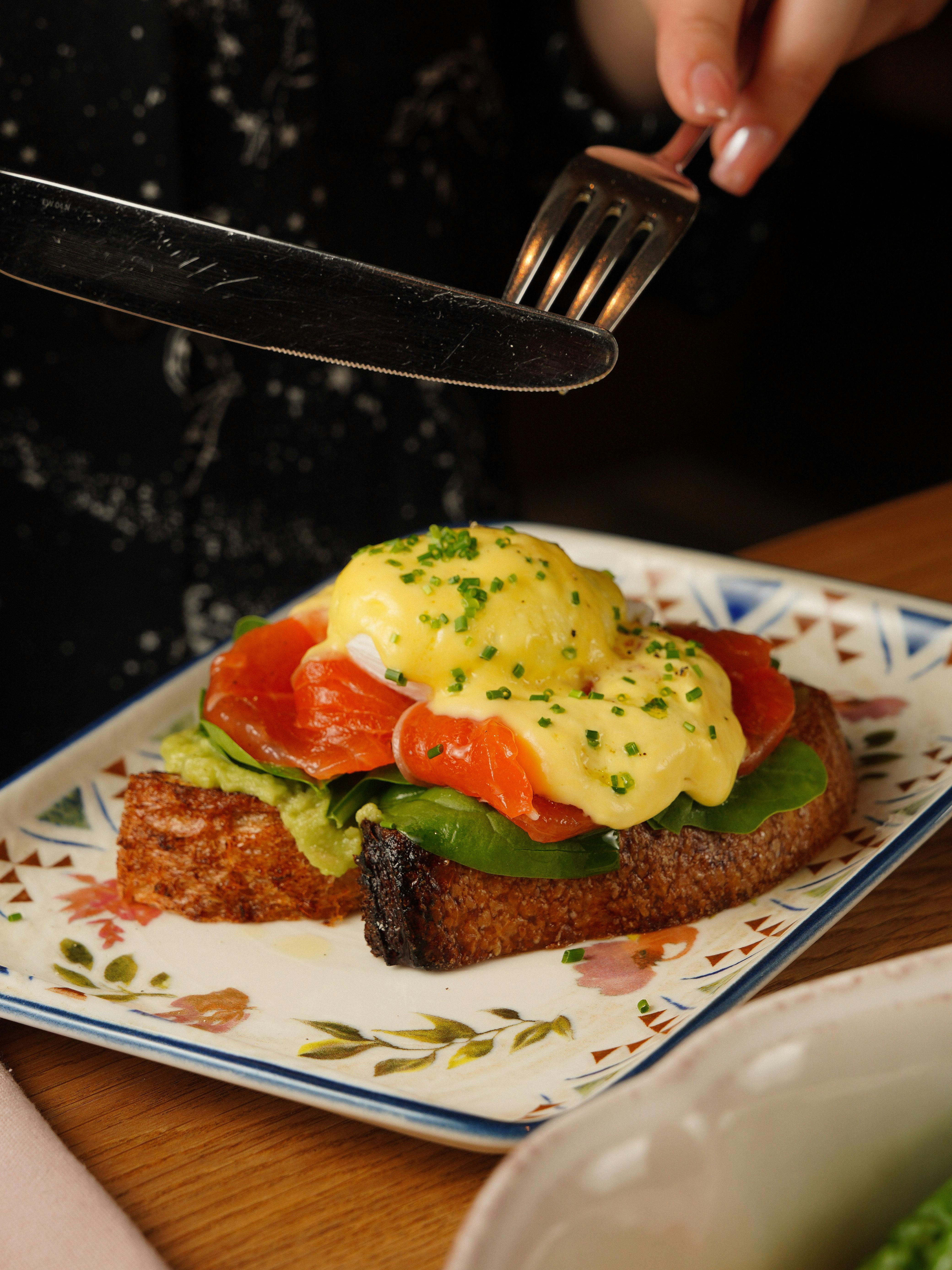 Roast Salmon with Slices of Raw Salmon and Melted Cheese · Free Stock Photo