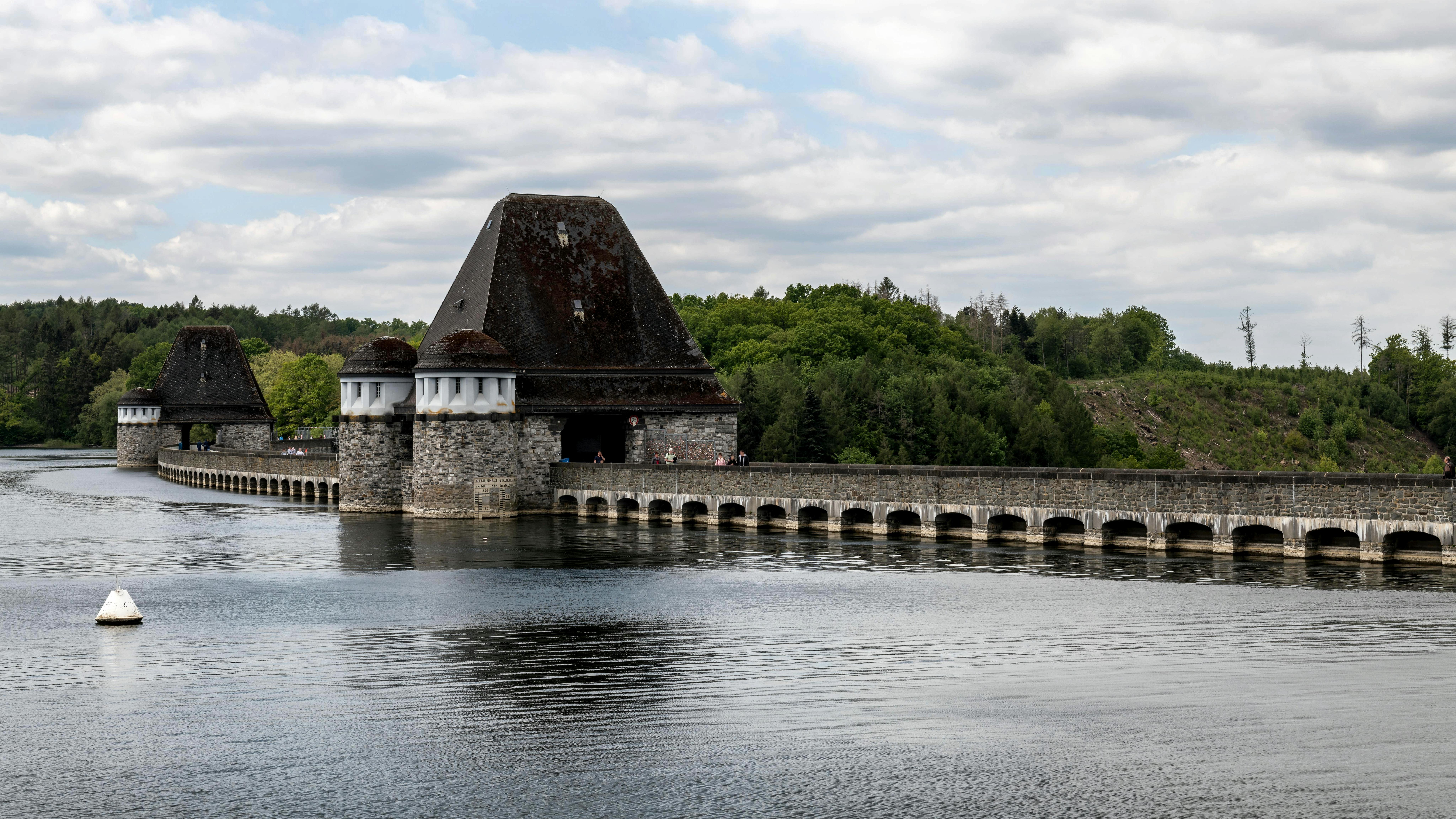 View of the Mohne Dam in Germany · Free Stock Photo