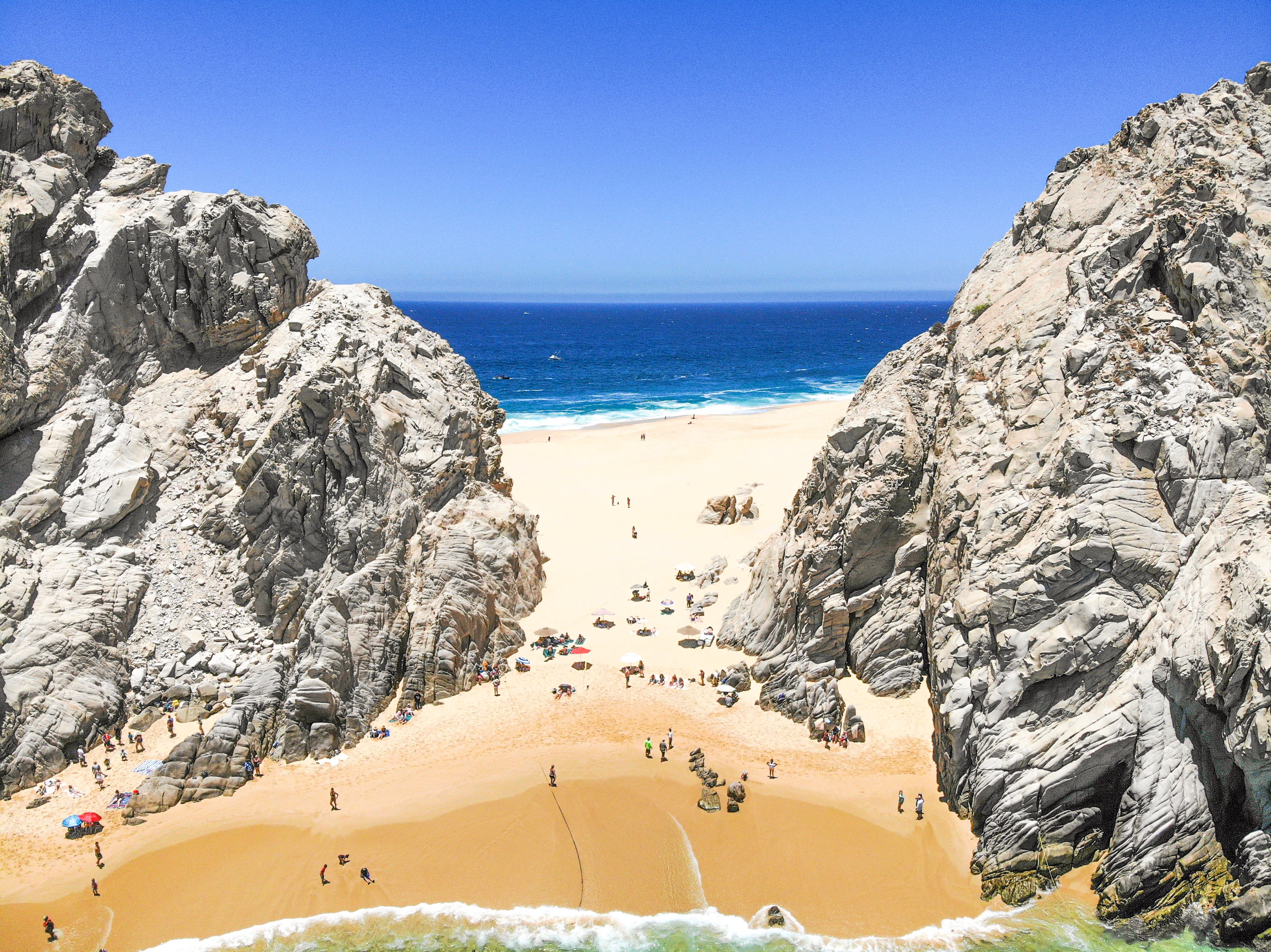 Bird's Eye View Of Beach During Daytime · Free Stock Photo