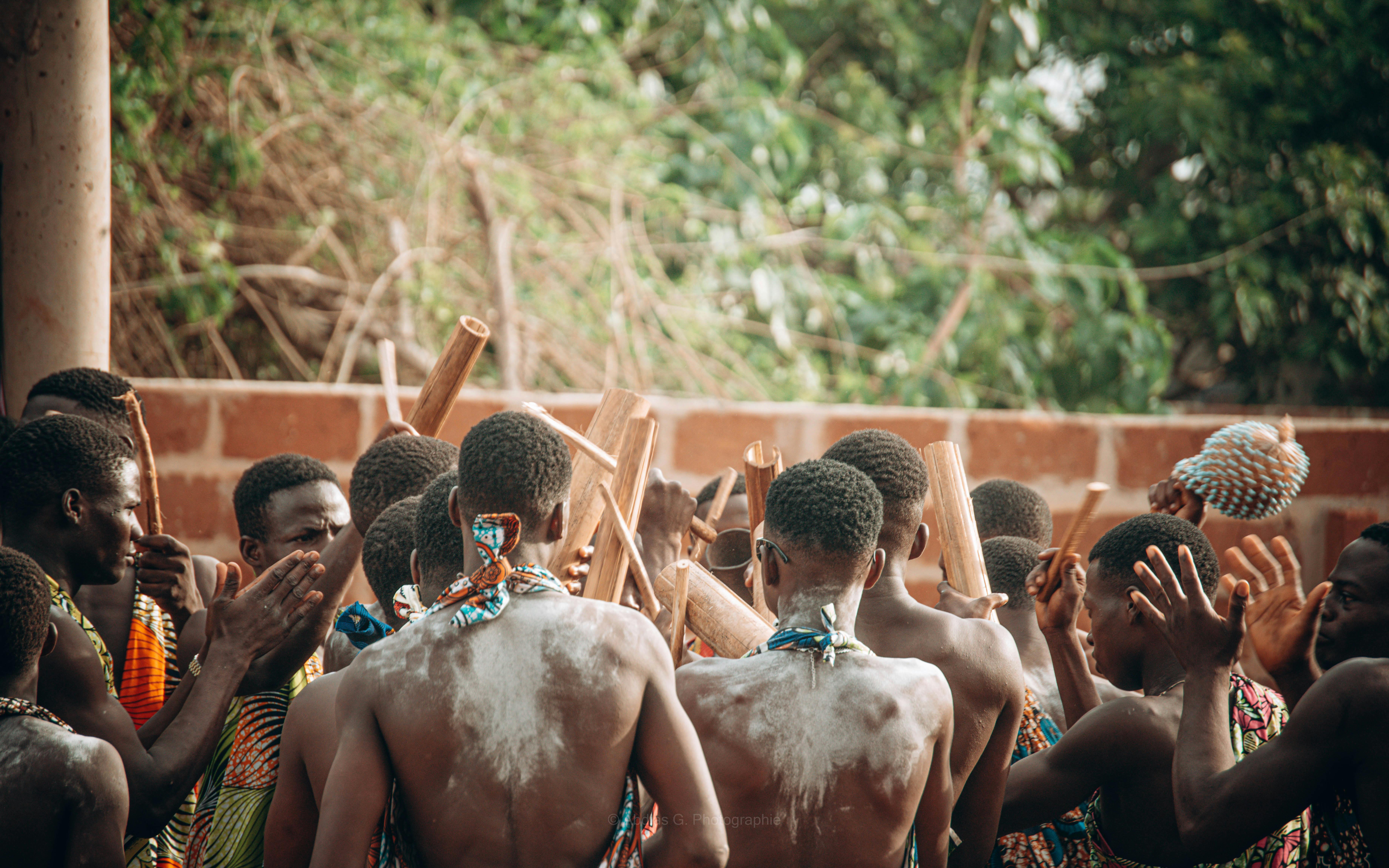 Group of Men at Tribal Ritual · Free Stock Photo
