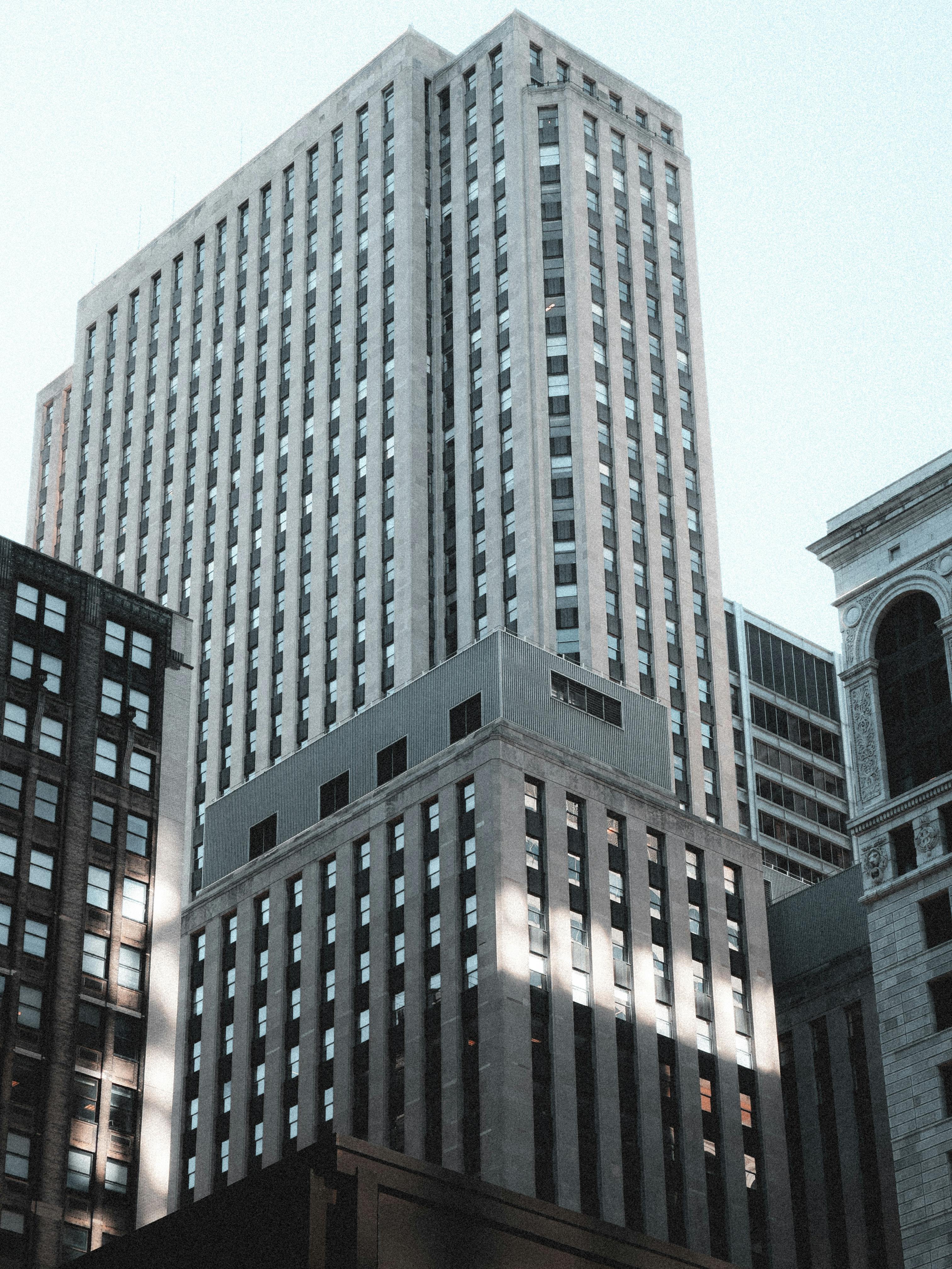 Low Angle Shot of Modern Skyscrapers Downtown Chicago, Illinois · Free ...