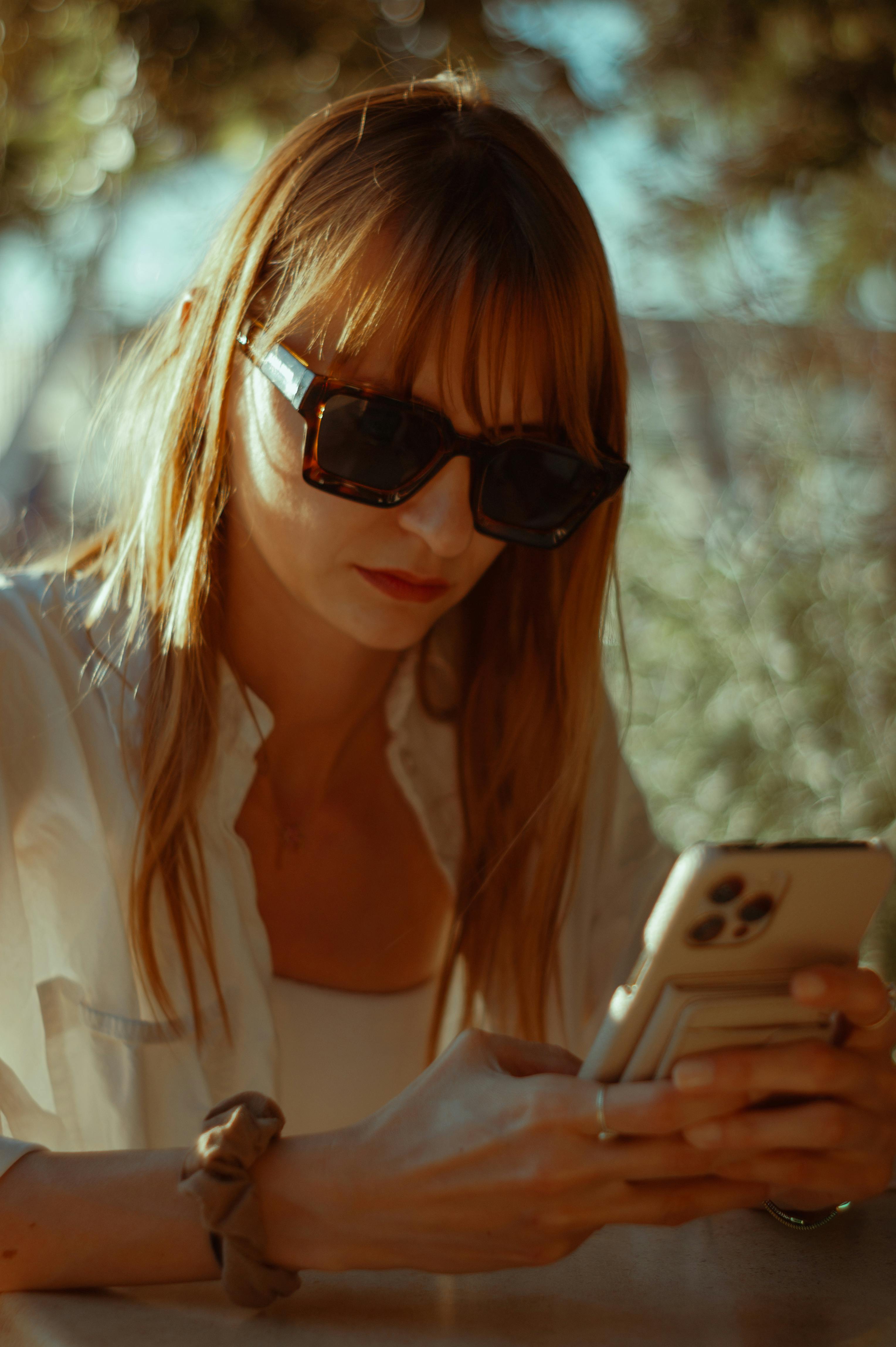 Woman Using Smartphone · Free Stock Photo