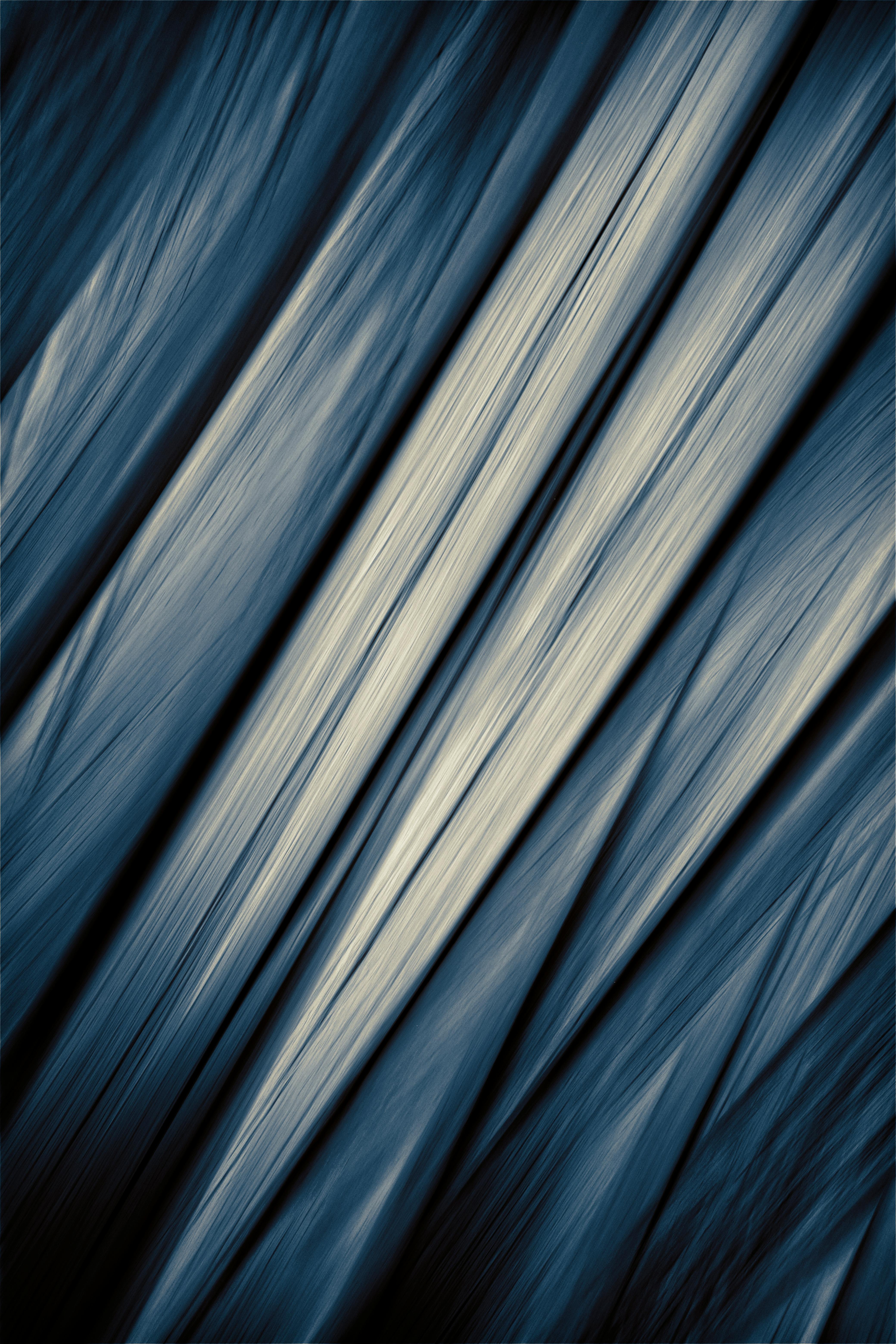 A blue and white abstract painting with a black background · Free Stock ...