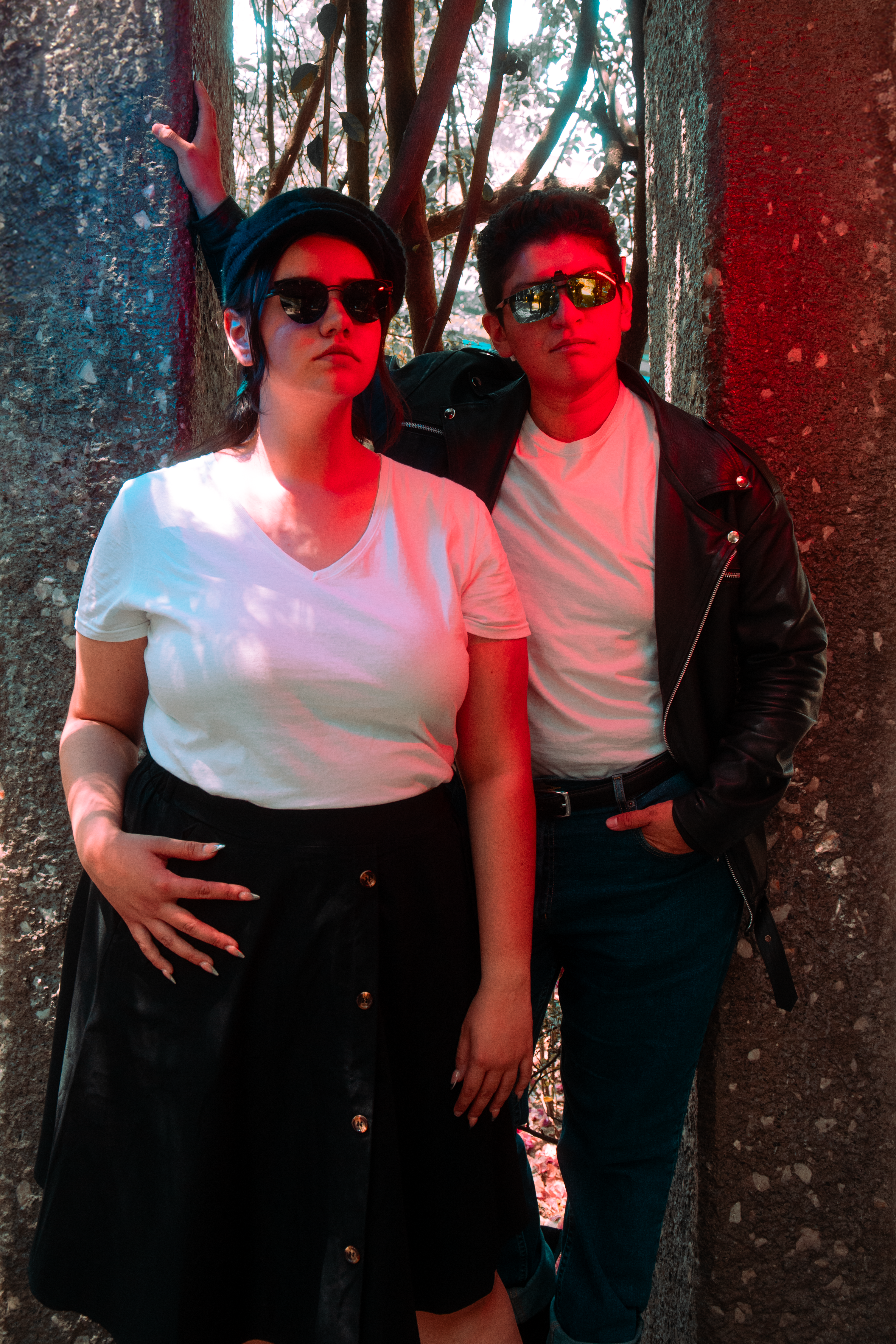 Rebel Couple Standing · Free Stock Photo