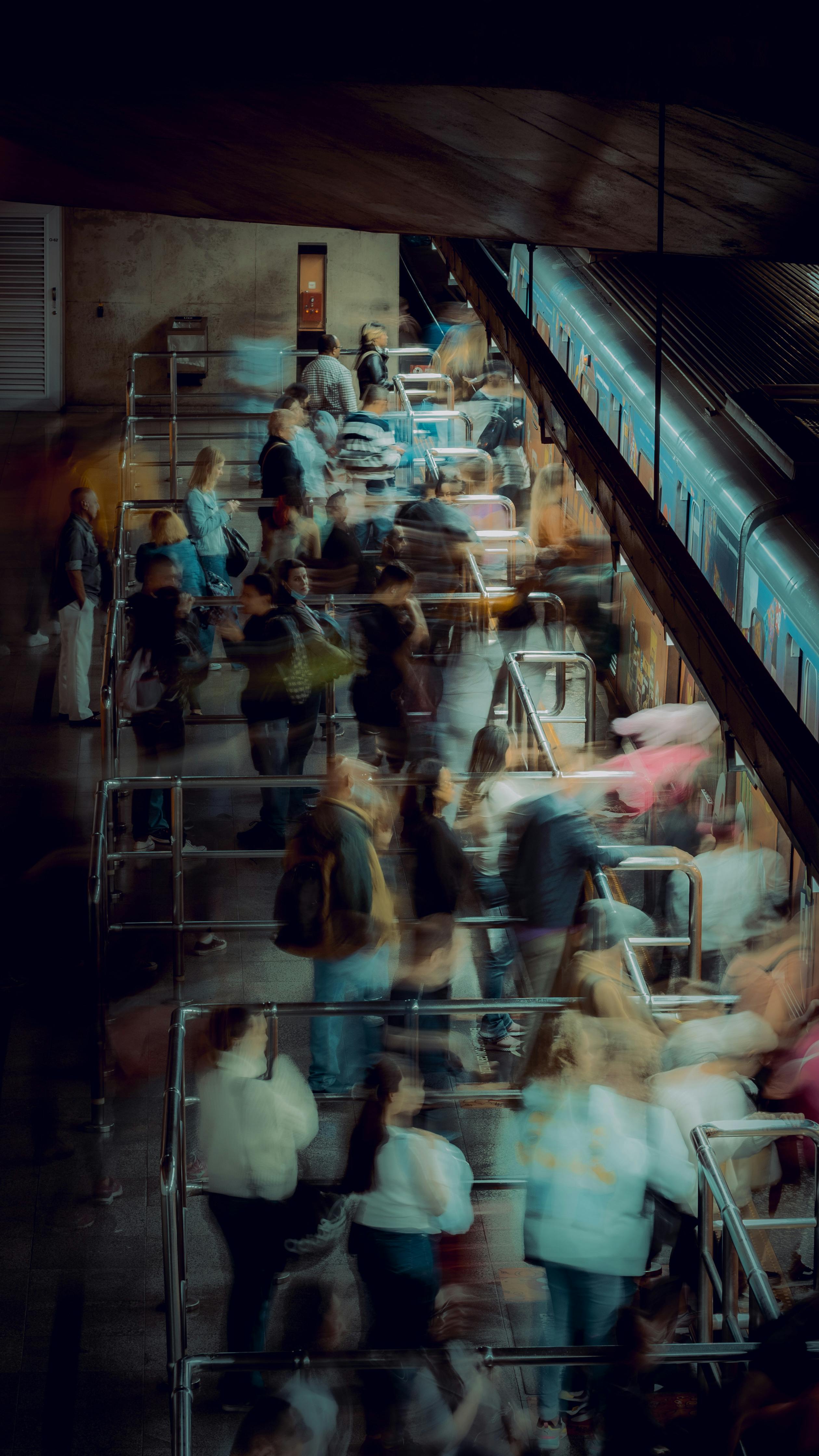 commuters on a bus · Free Stock Photo