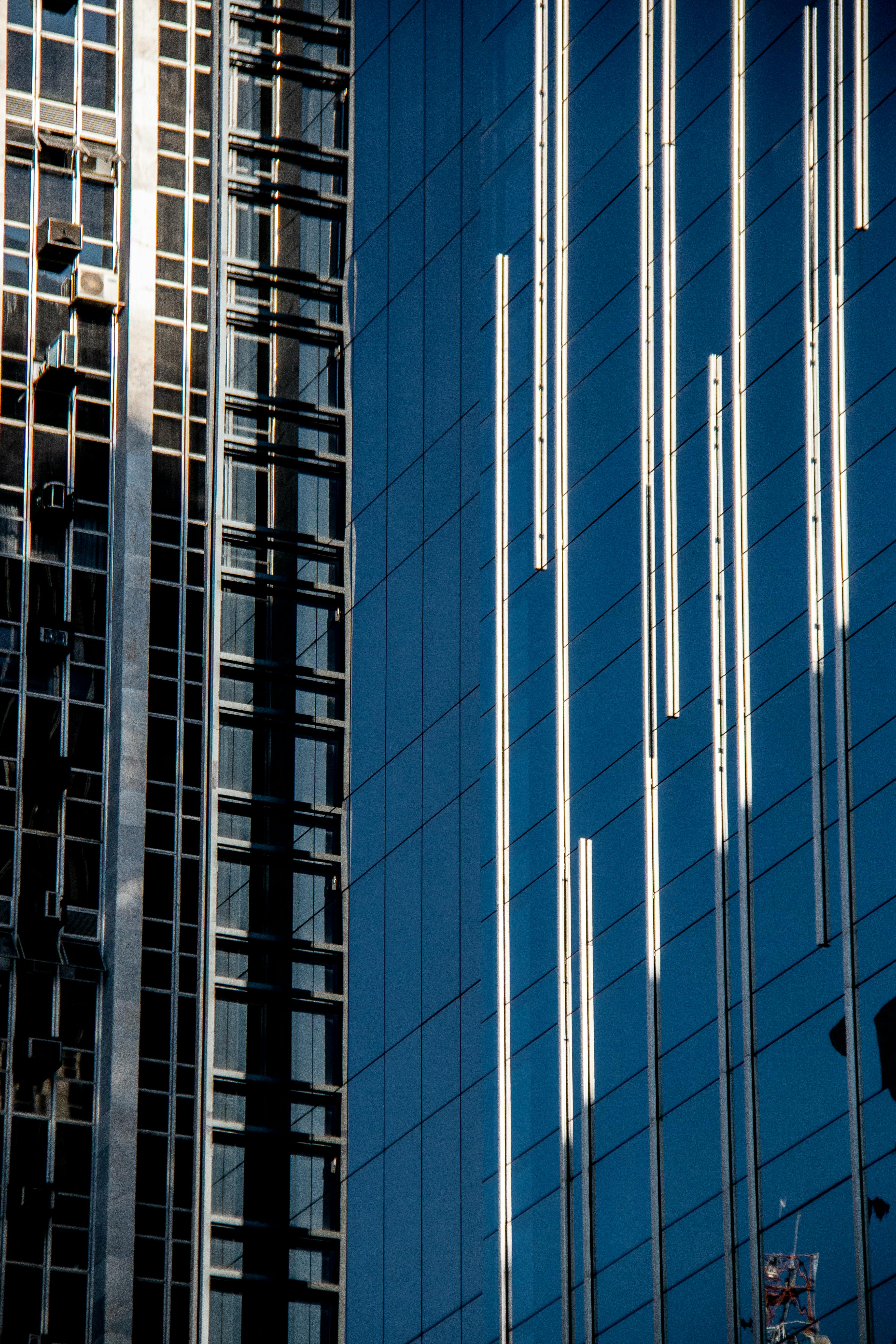 Facade of Modern Skyscrapers · Free Stock Photo