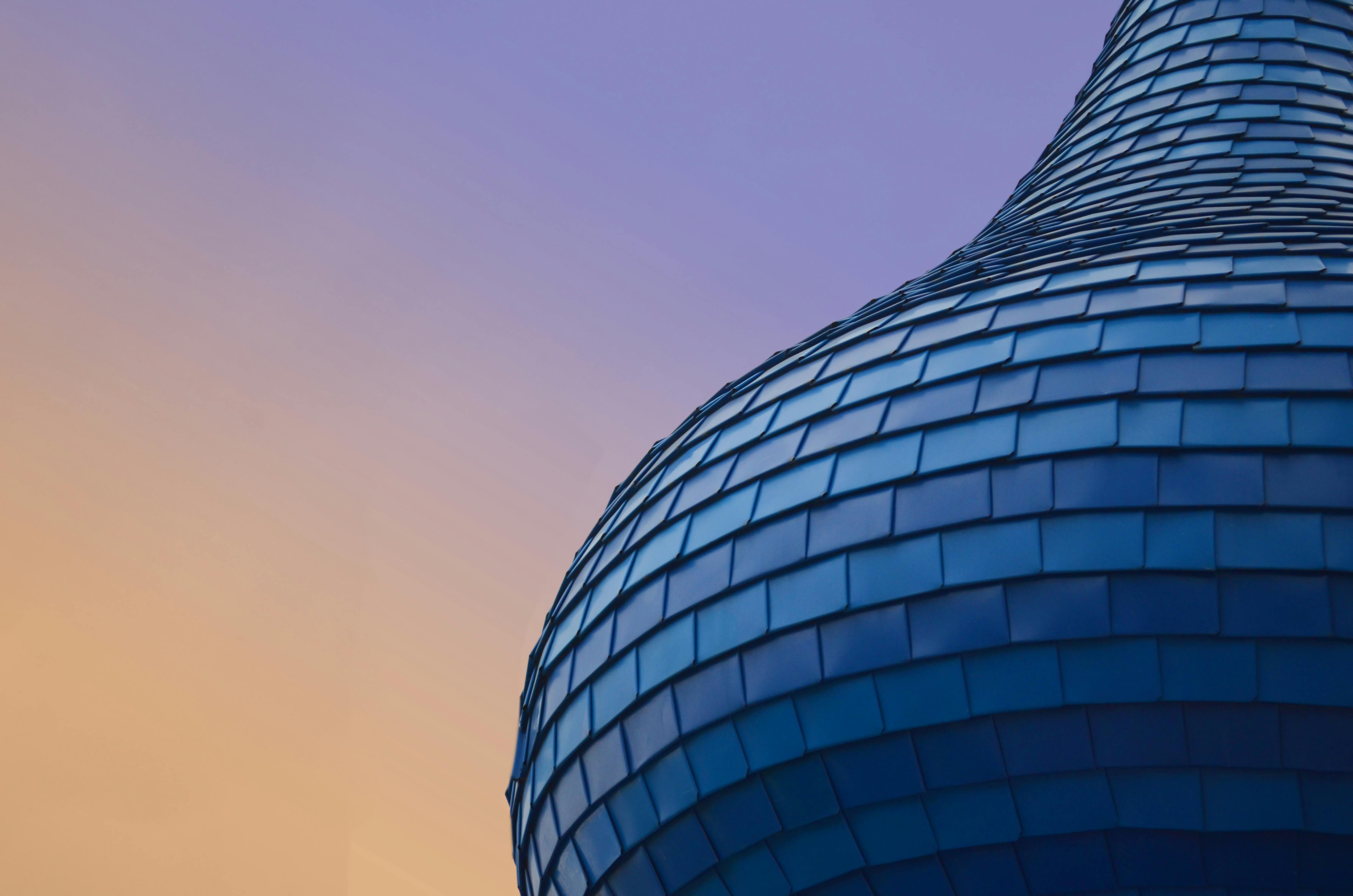 Photo gratuite de architecture, bâtiment, bleu