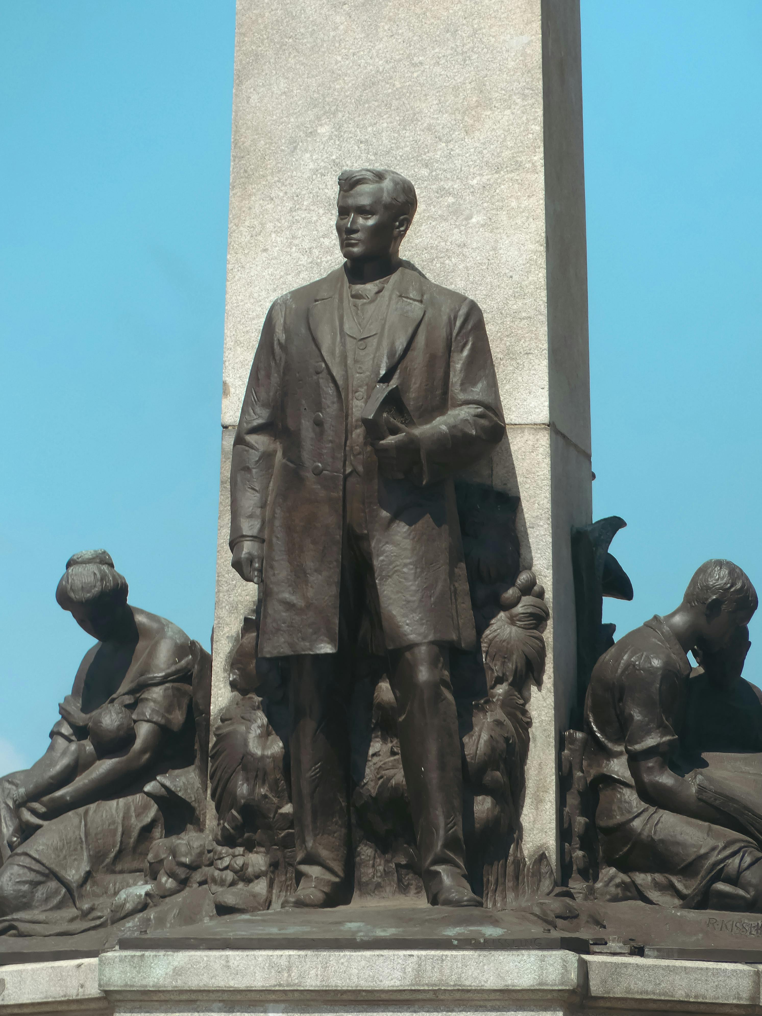 Close-up of the Jose Rizal Monument in Manila, Philippines · Free Stock ...