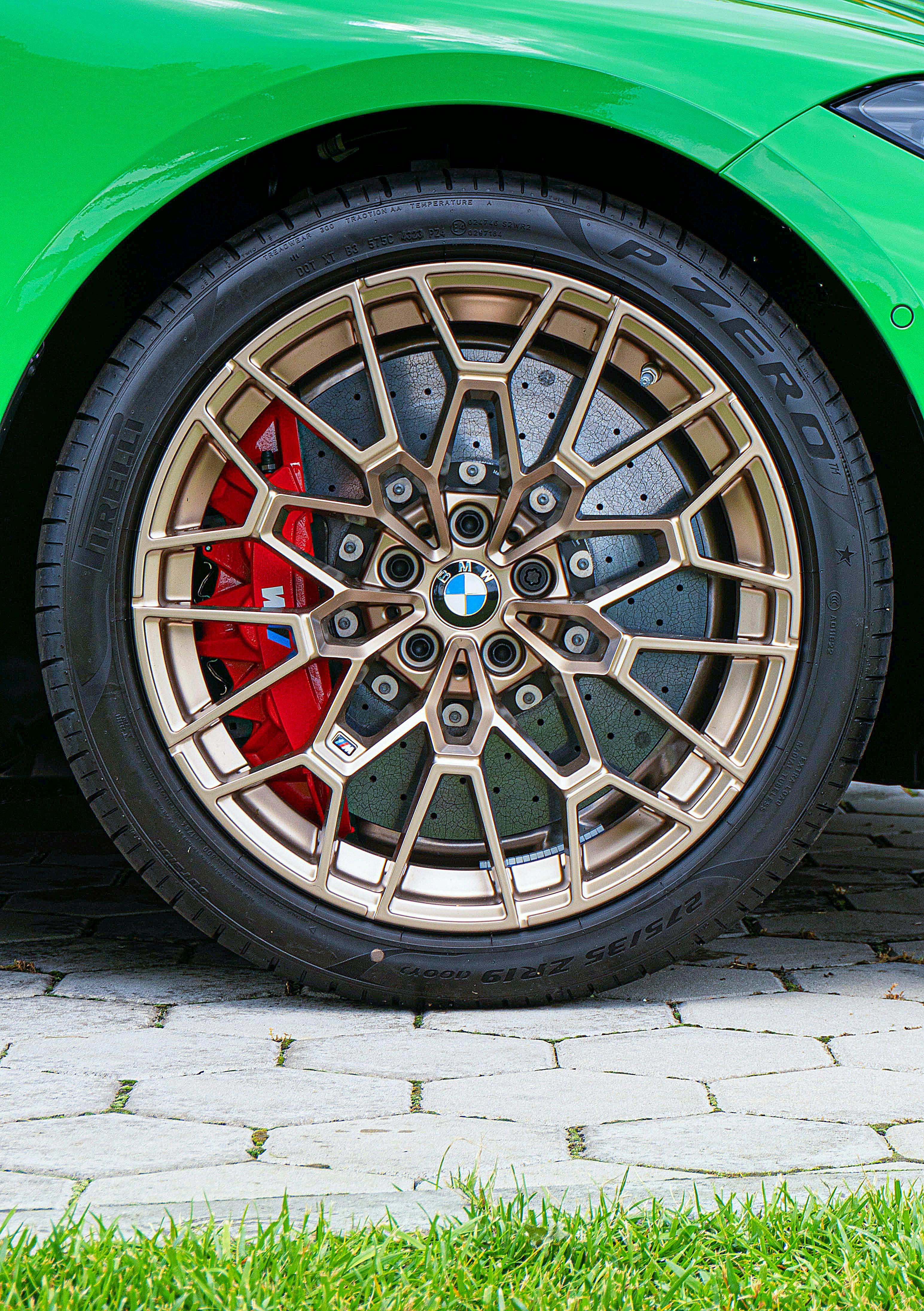 Close-up of the Wheel of a BMW M3 · Free Stock Photo