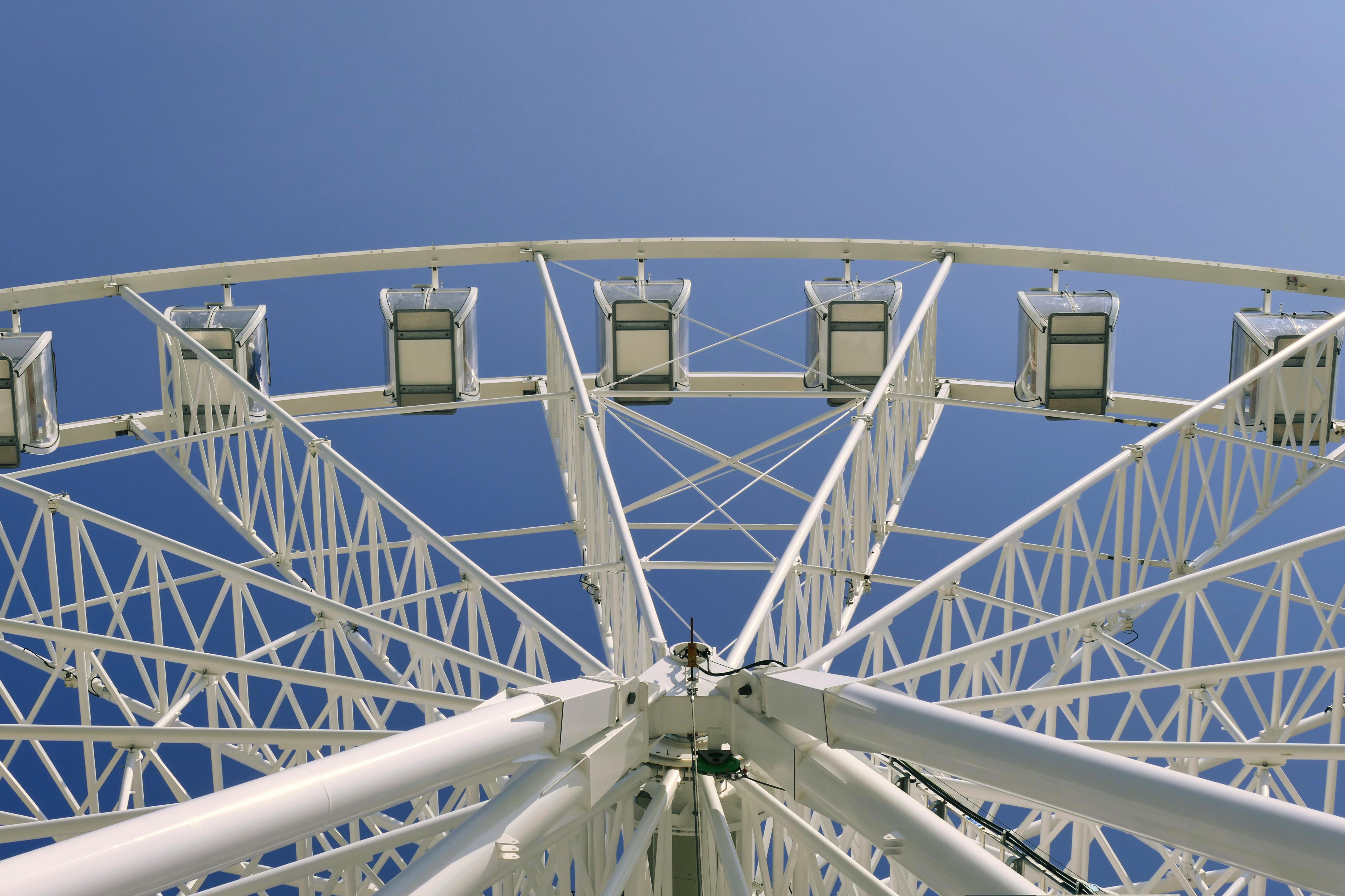 Low Angle Shot of Ferris Wheel · Free Stock Photo