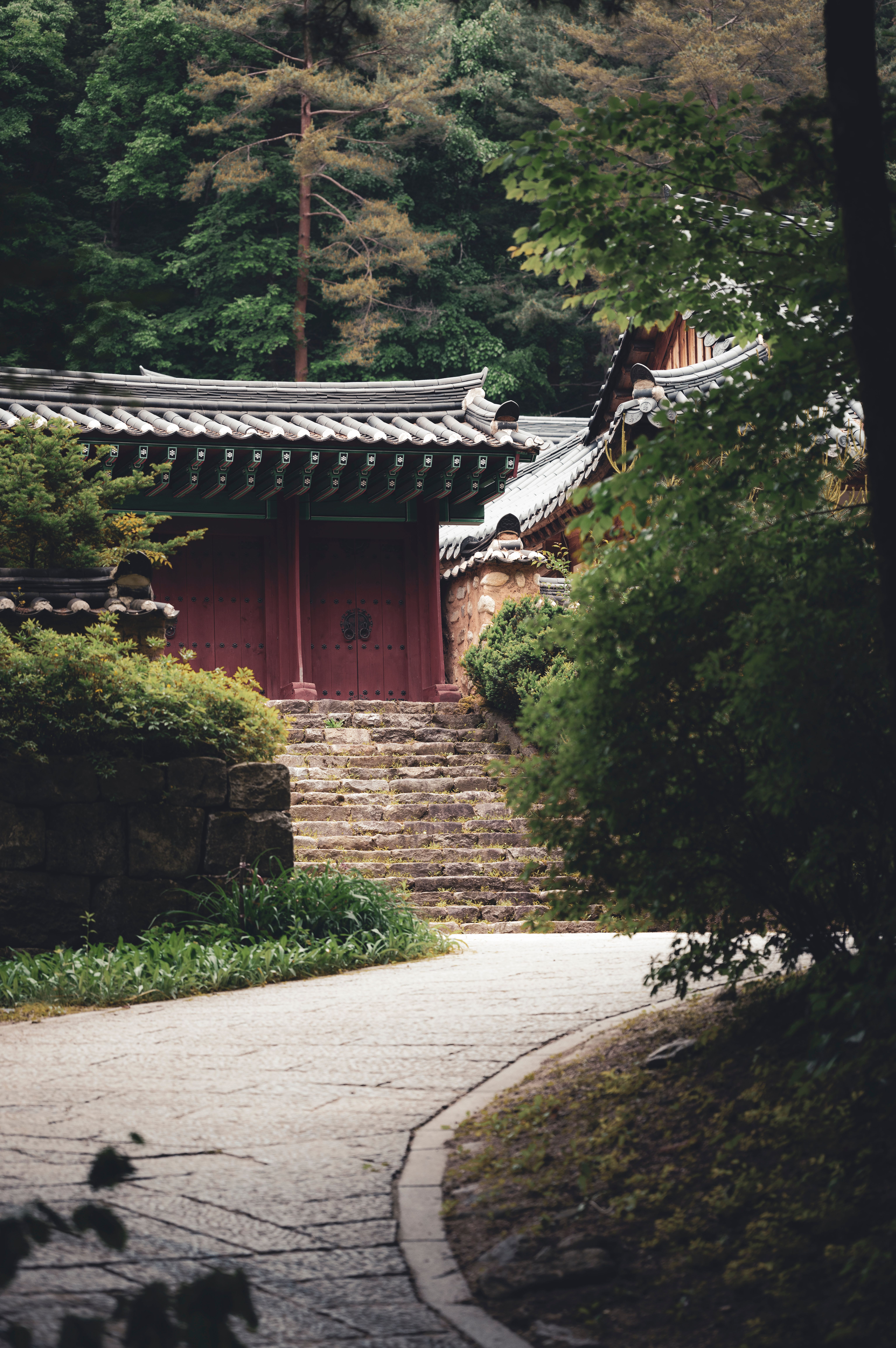 Buddhist Temple Building in Forest · Free Stock Photo