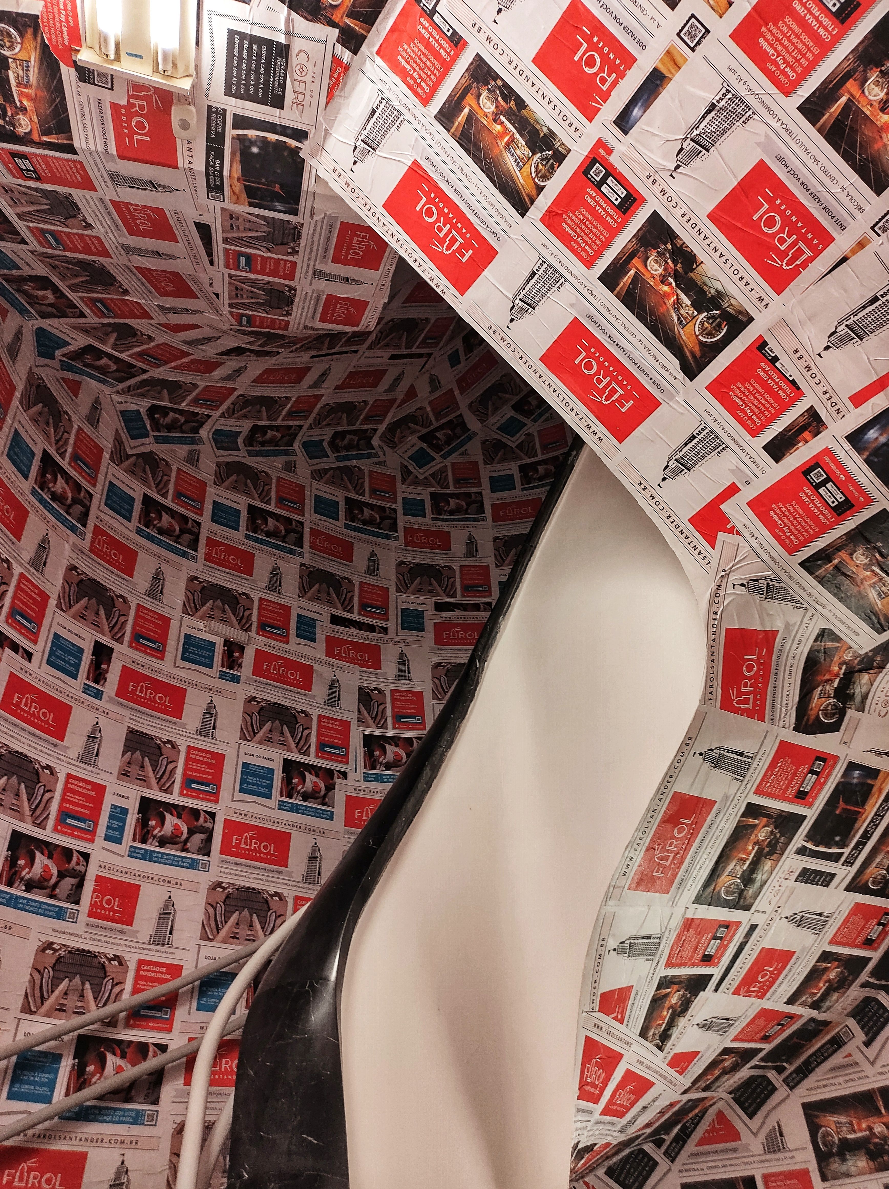Posters on a Staircase · Free Stock Photo