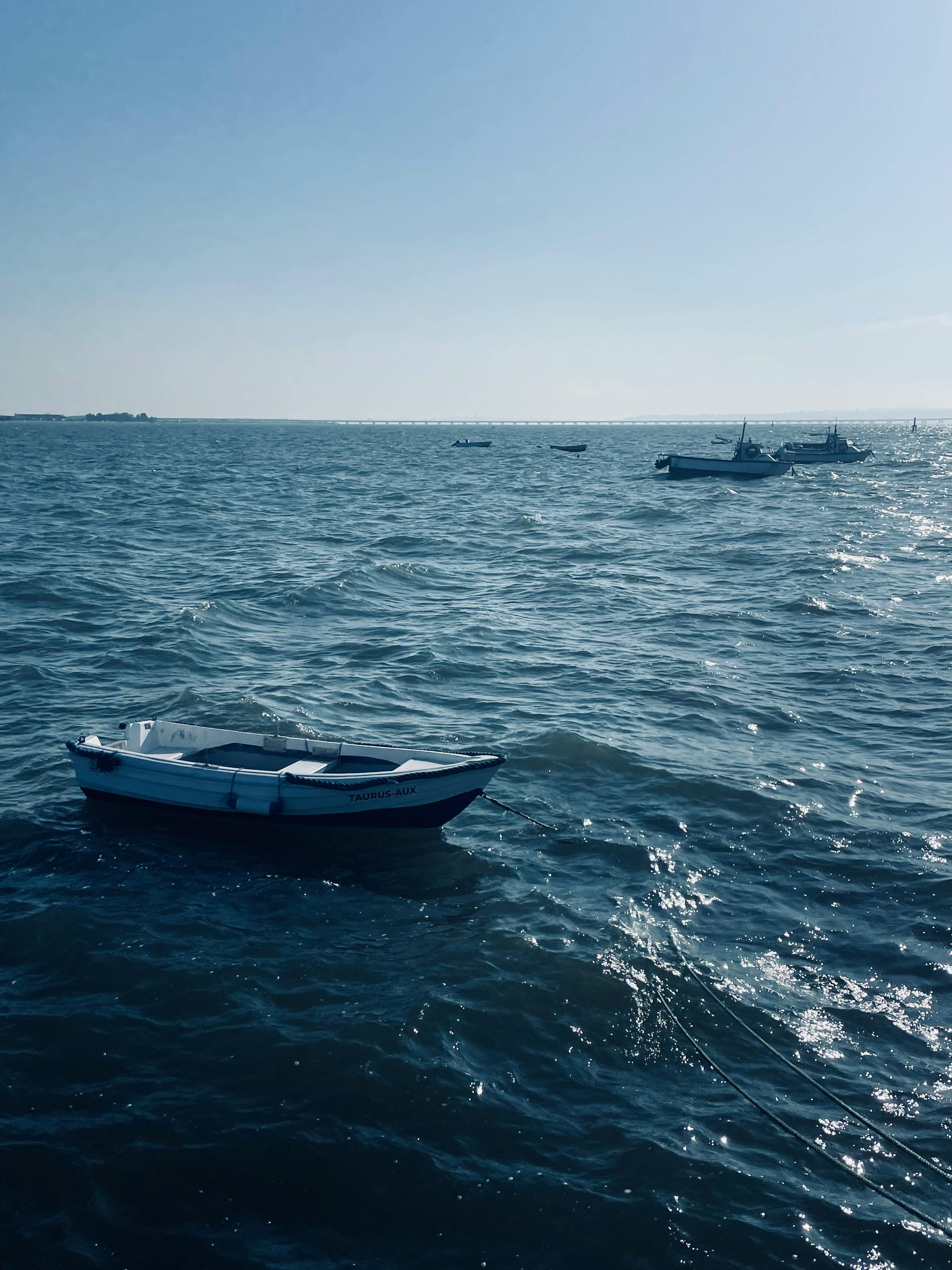 Small Empty Boat on Sea · Free Stock Photo