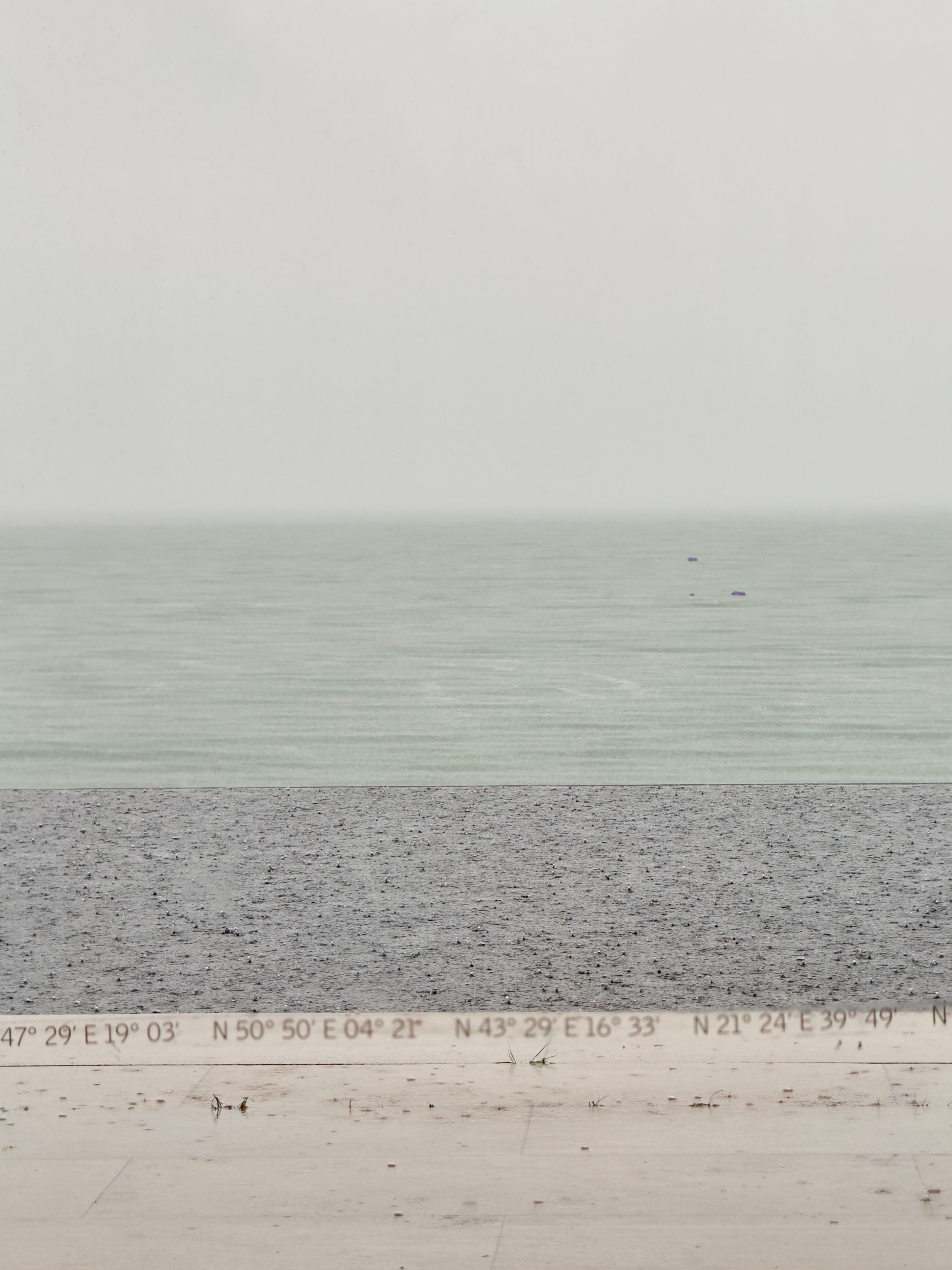 Beach Sea and Geographic Coordinates · Free Stock Photo