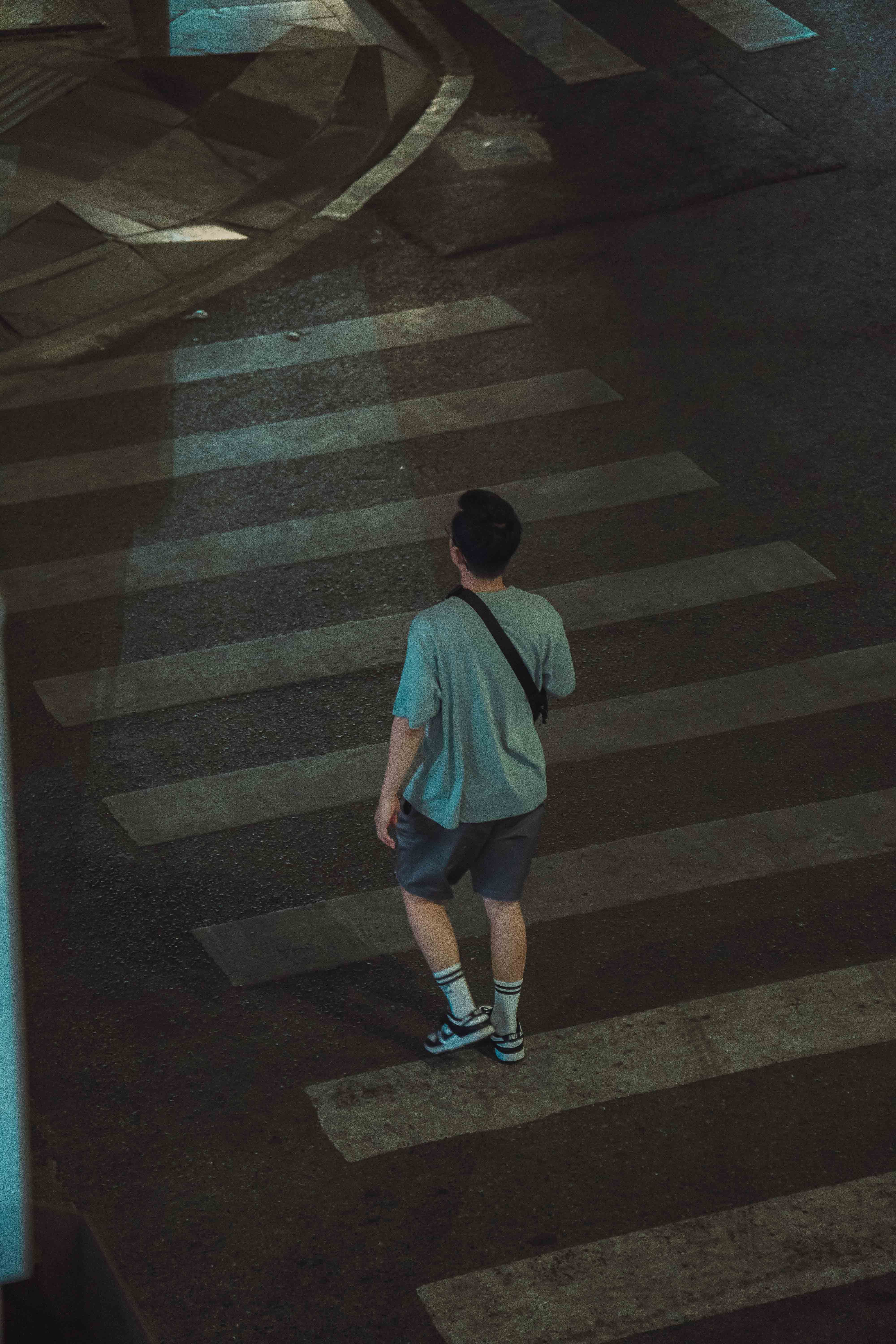 Man Crossing the Street · Free Stock Photo