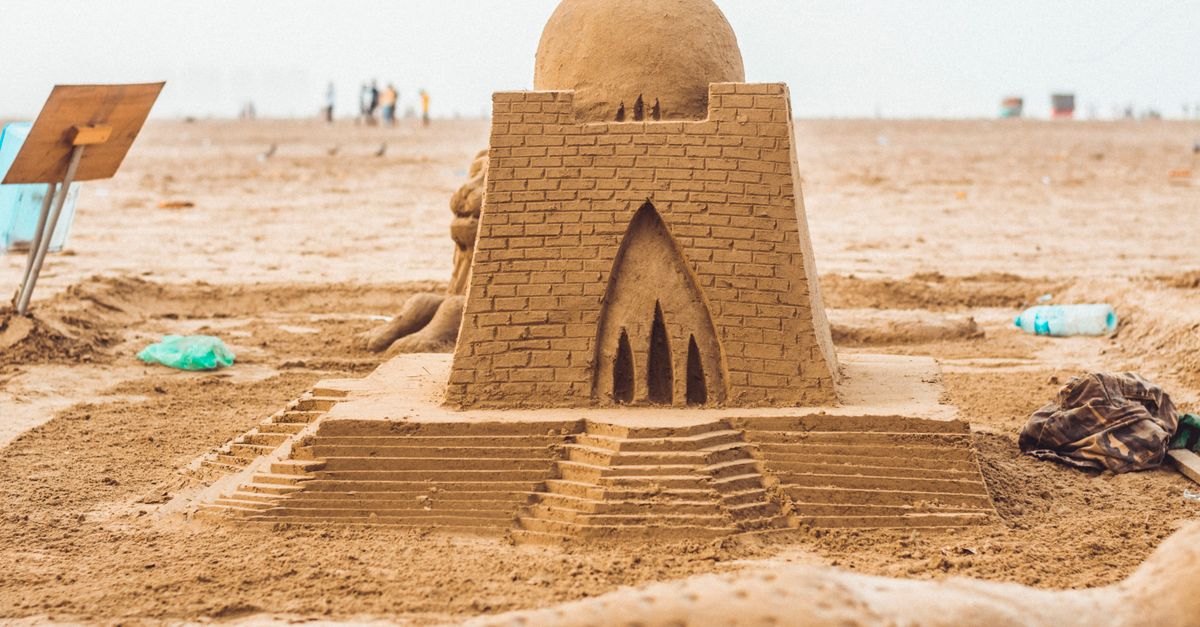 Sand Castle Free Stock Photo sand-castle-free-stock-photo