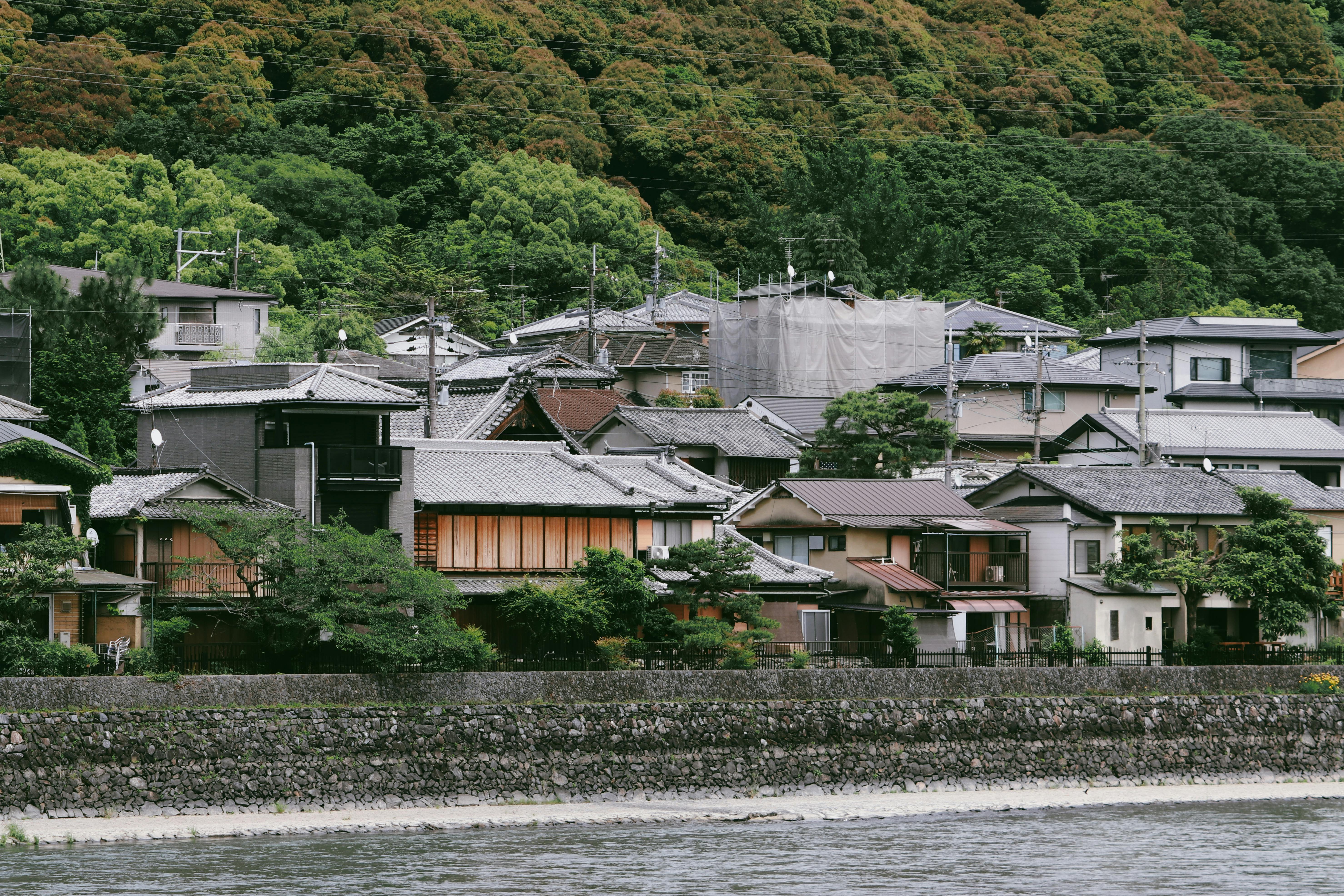 Village by River · Free Stock Photo