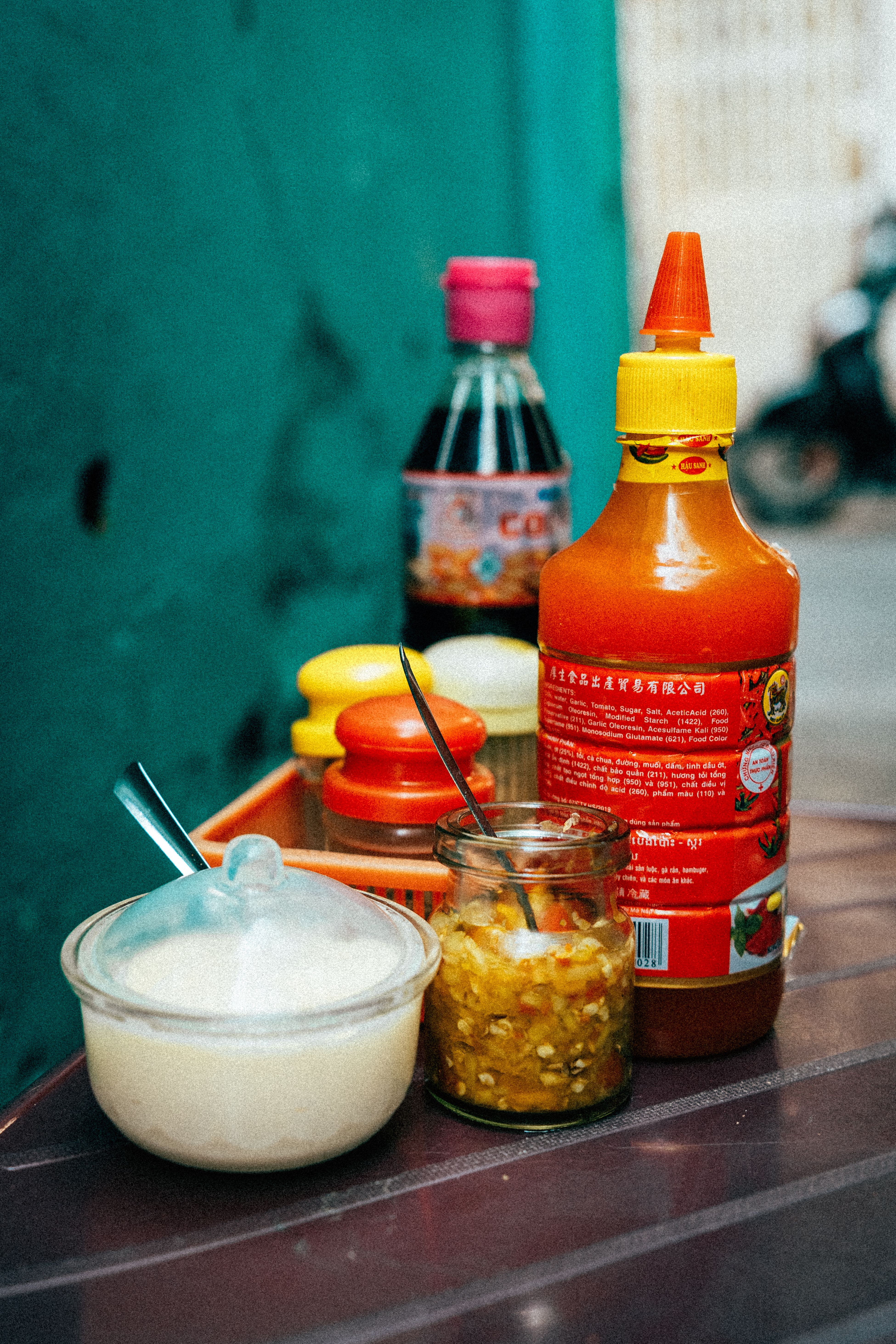 Condiments and Spices on Table · Free Stock Photo