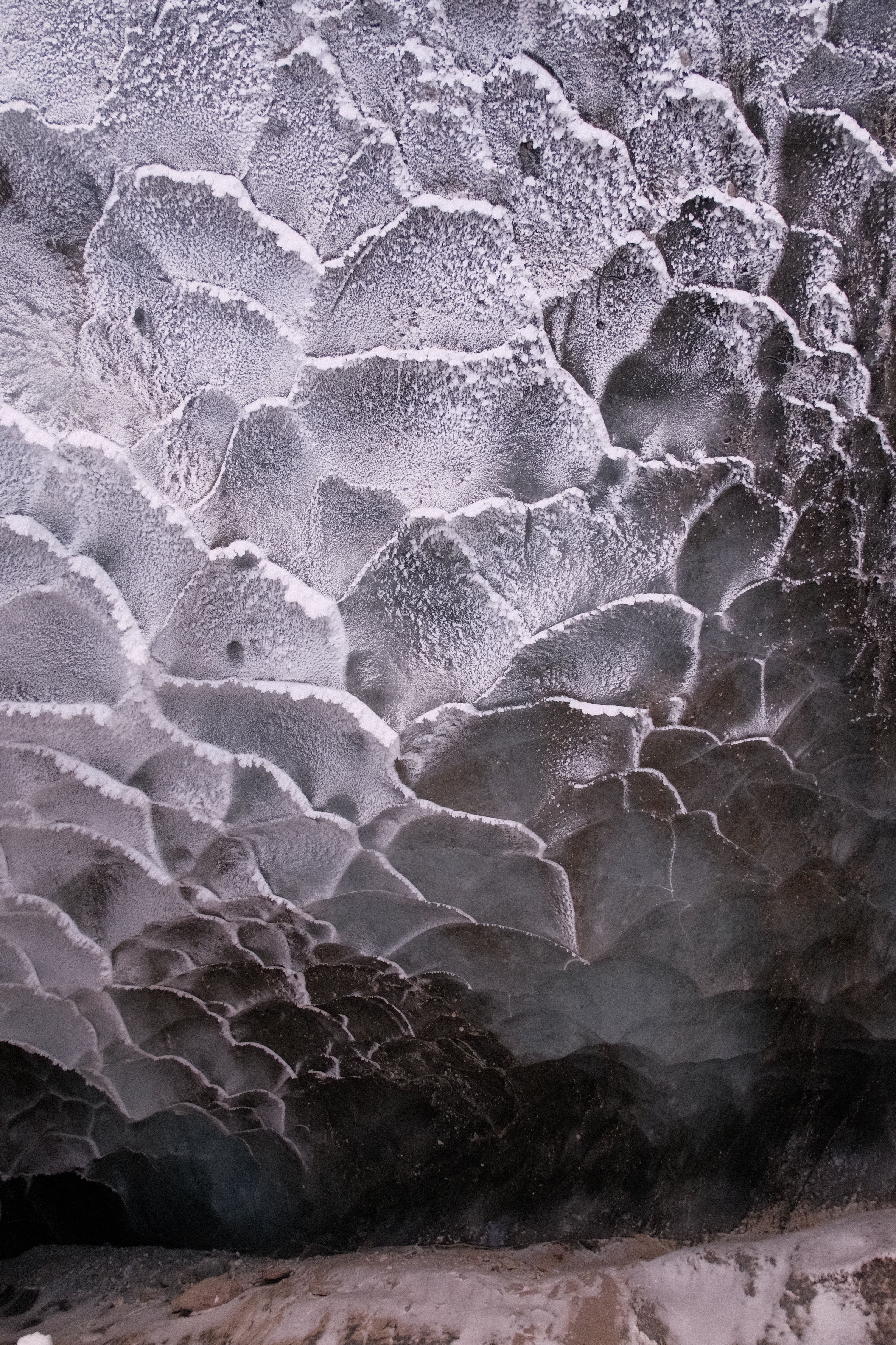 Wavy Glacier Surface · Free Stock Photo