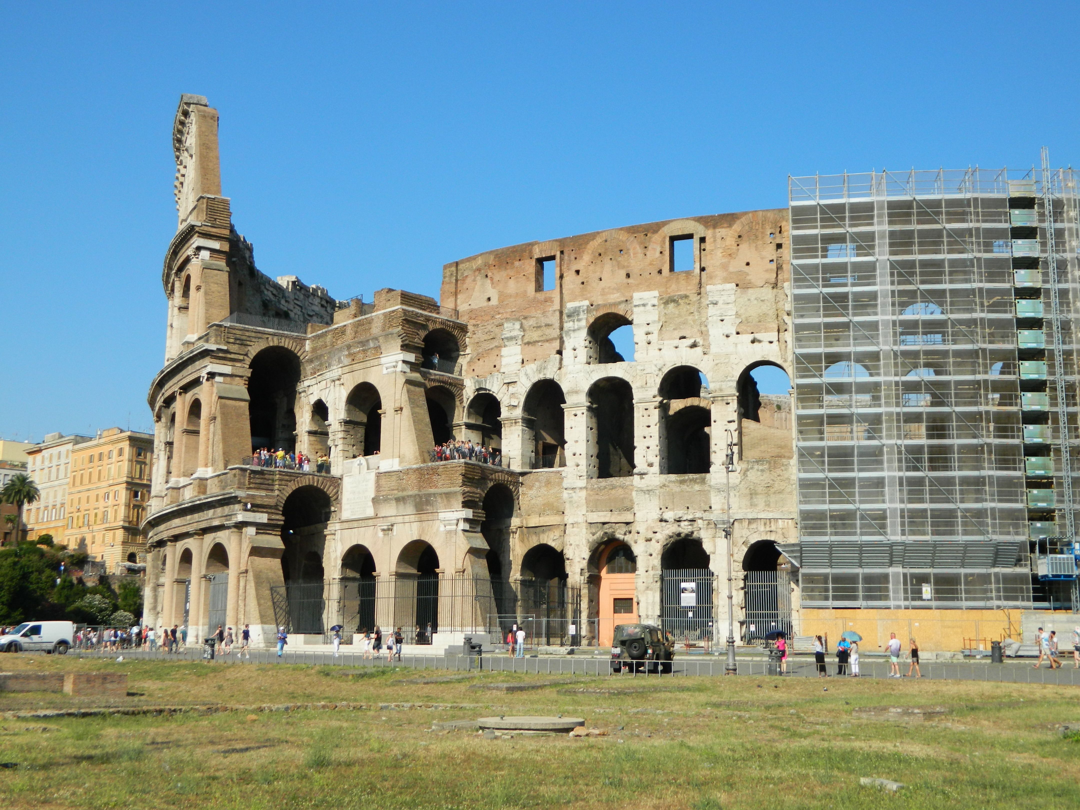 Colosseum in Renovation · Free Stock Photo