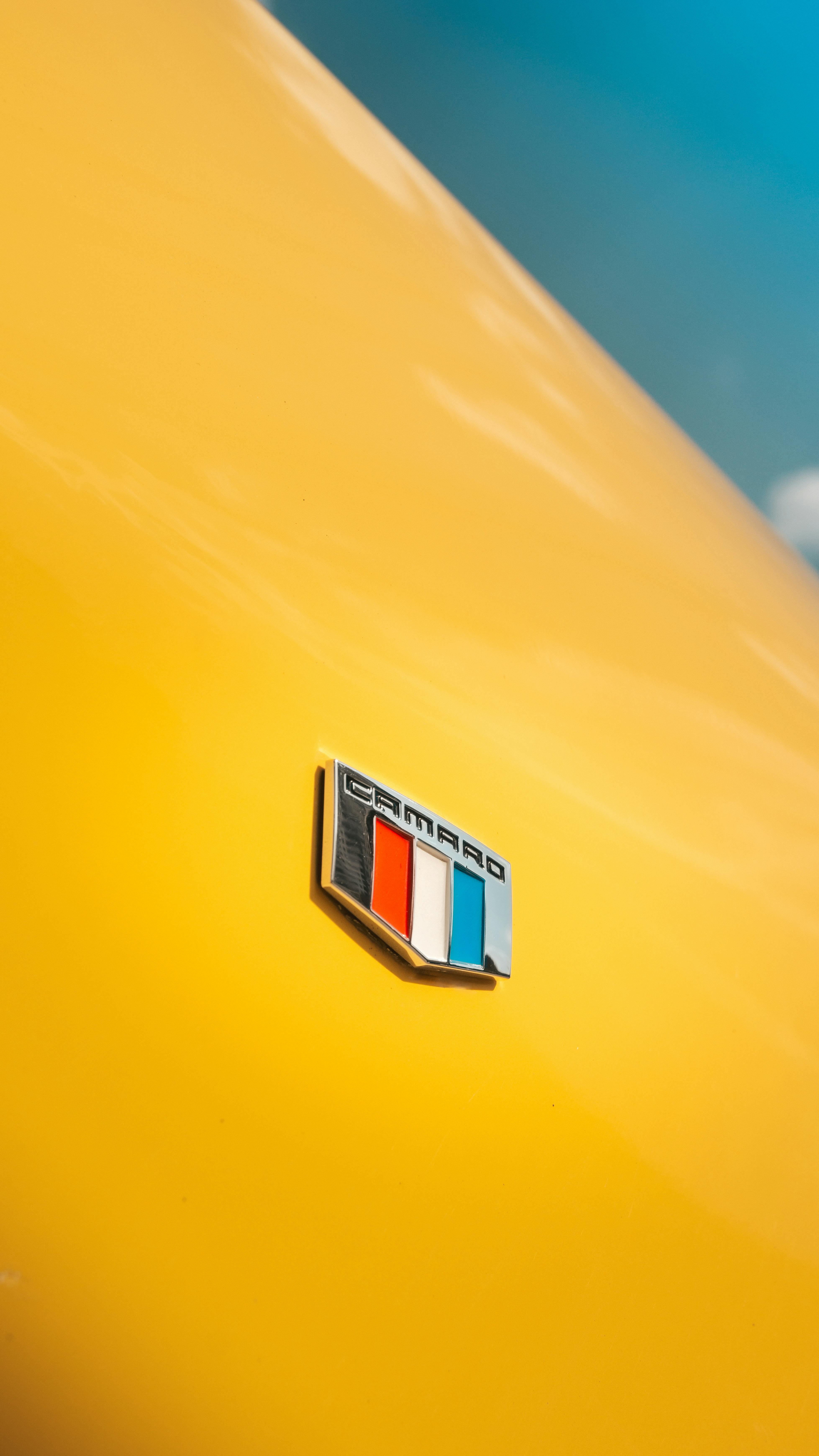 Close-up of the Chevrolet Camaro Emblem · Free Stock Photo