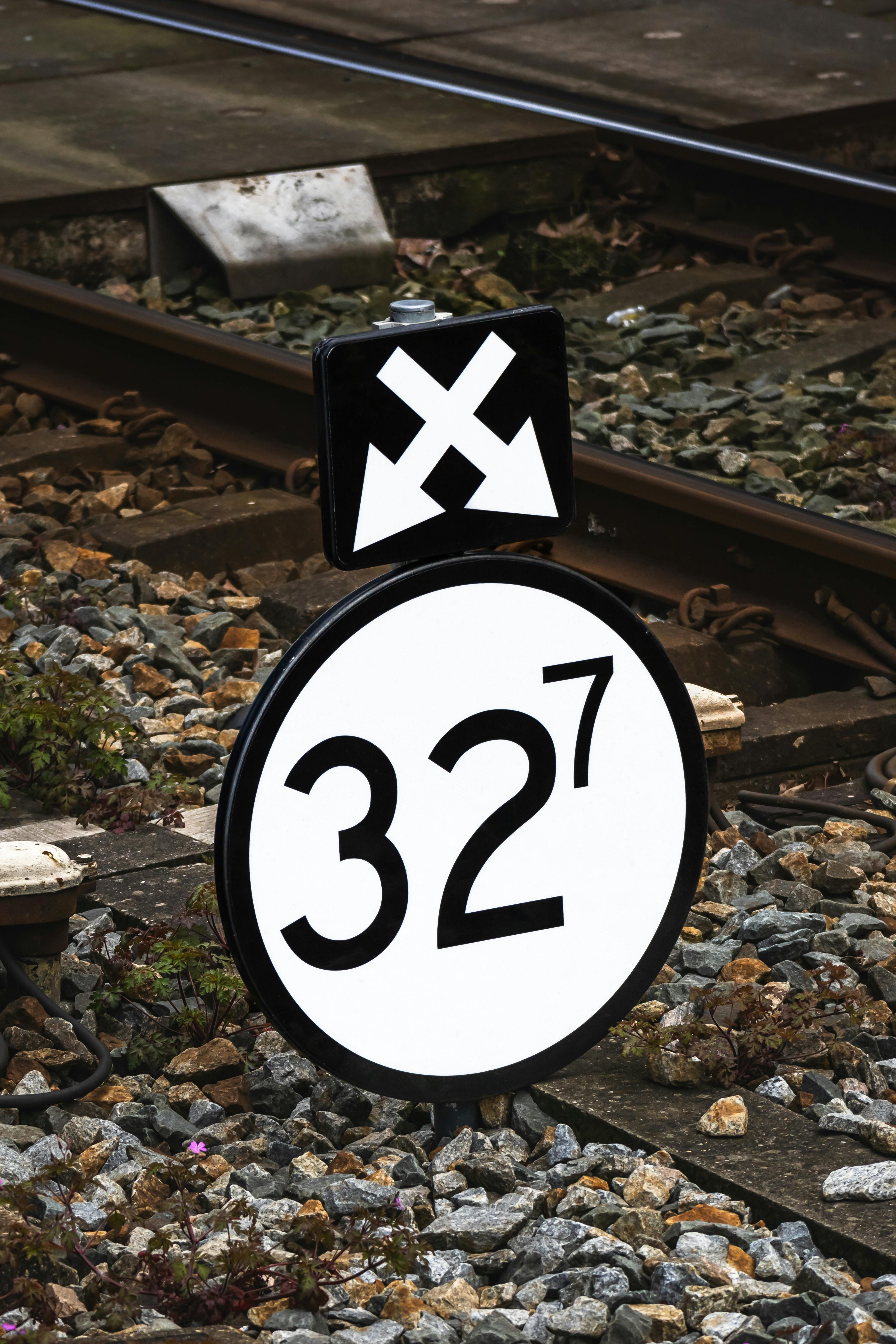 Railroad Crossing Sign By Train Tracks Photos, Download The BEST Free ...