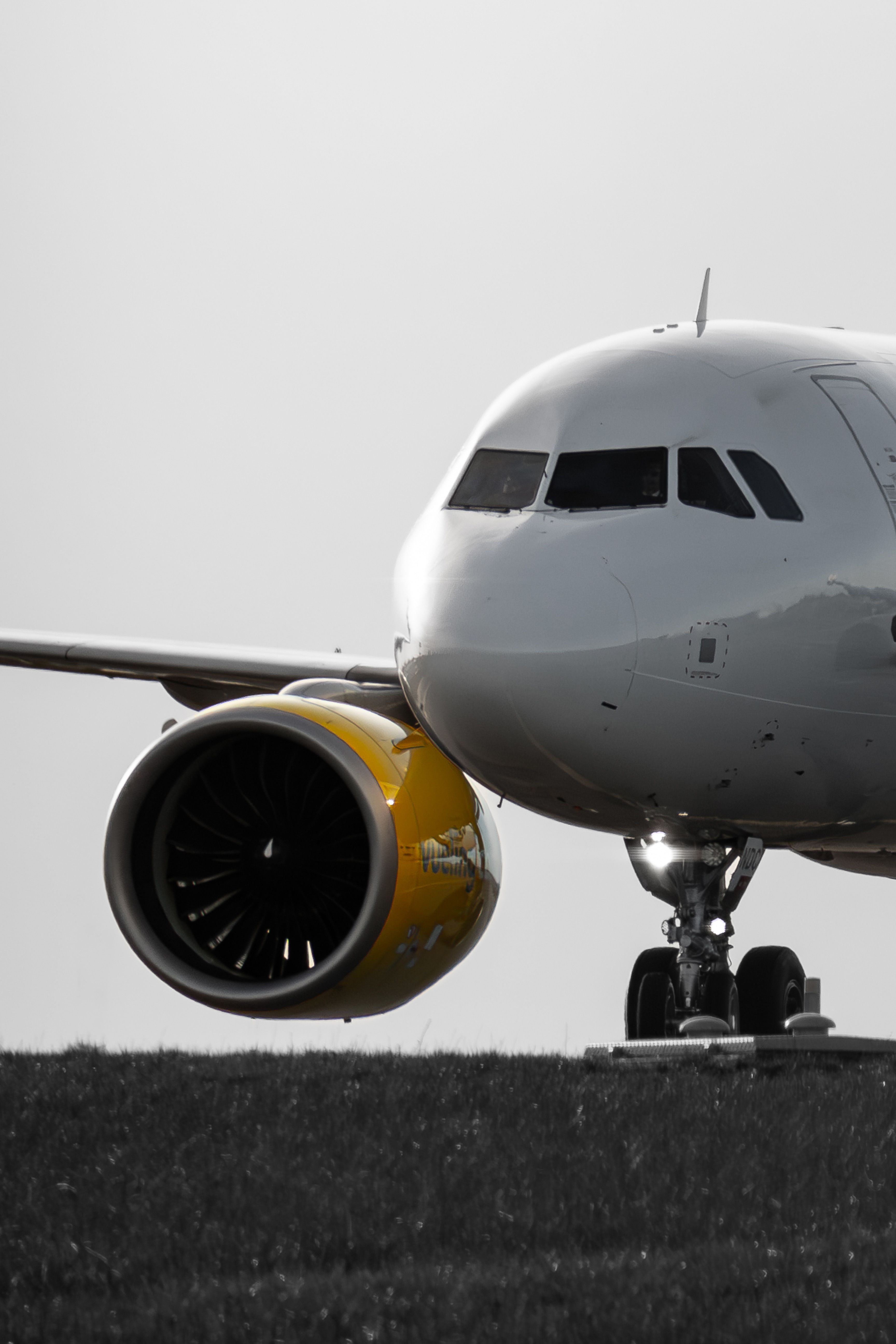 Photo of a Commercial Airplane at the Airport · Free Stock Photo