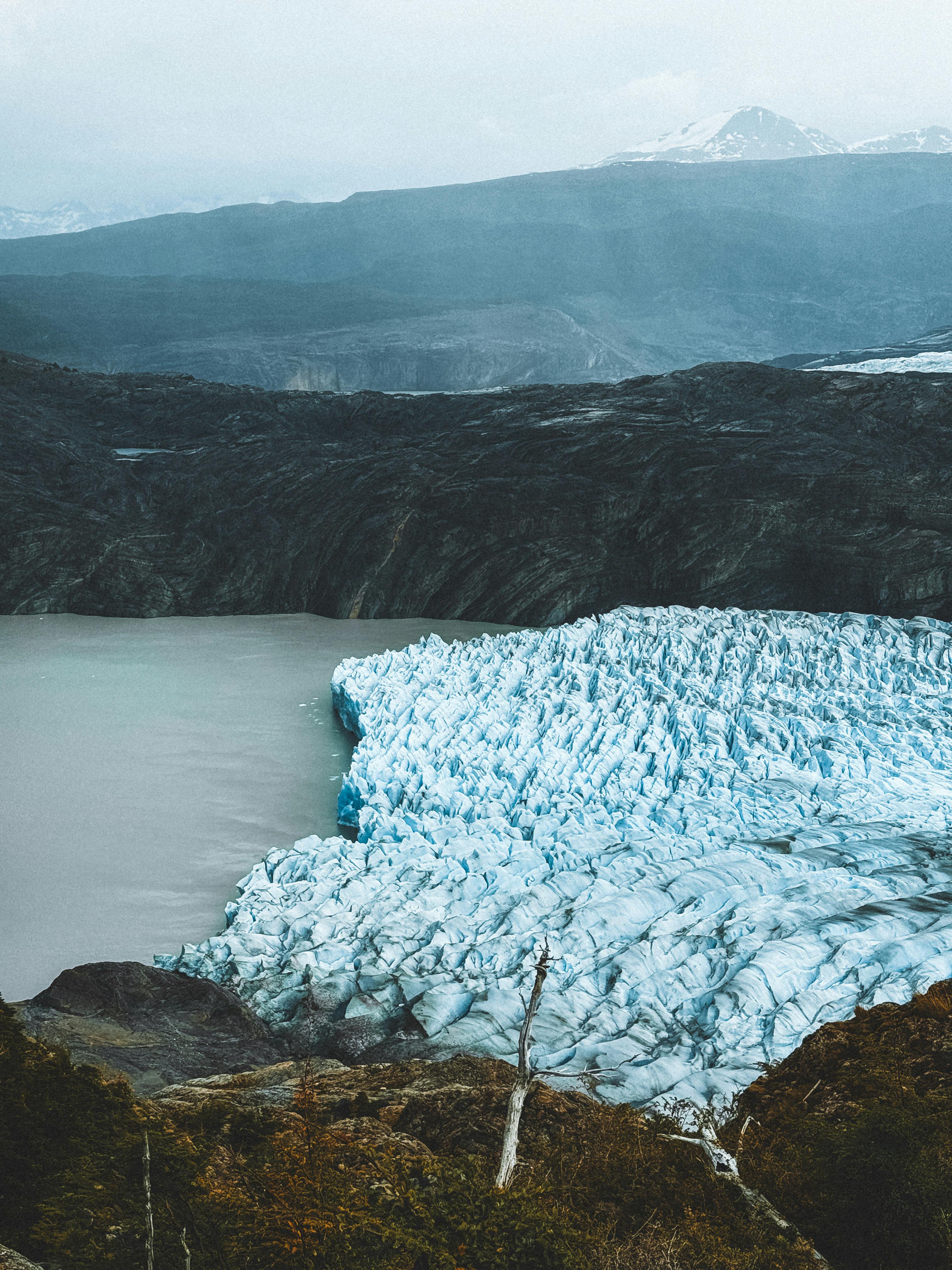 Aerial View of a Glacier · Free Stock Photo