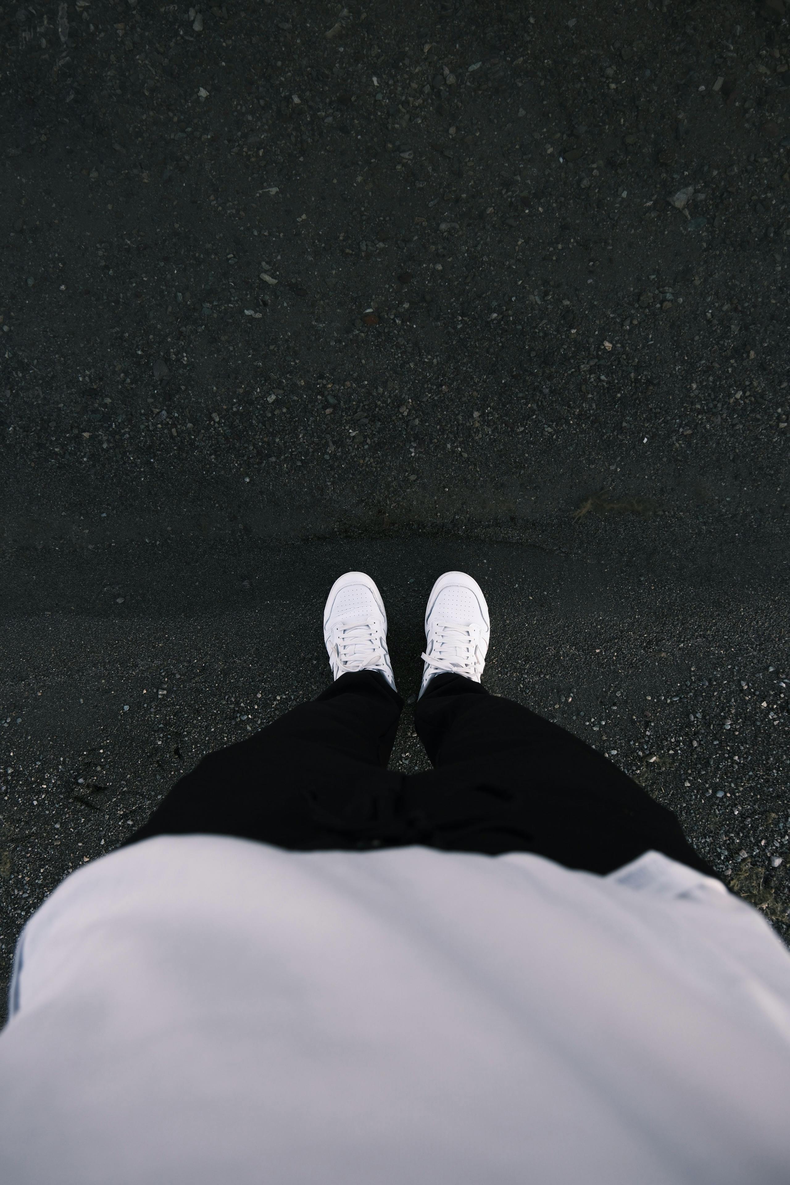 Person Feet on Twigs · Free Stock Photo